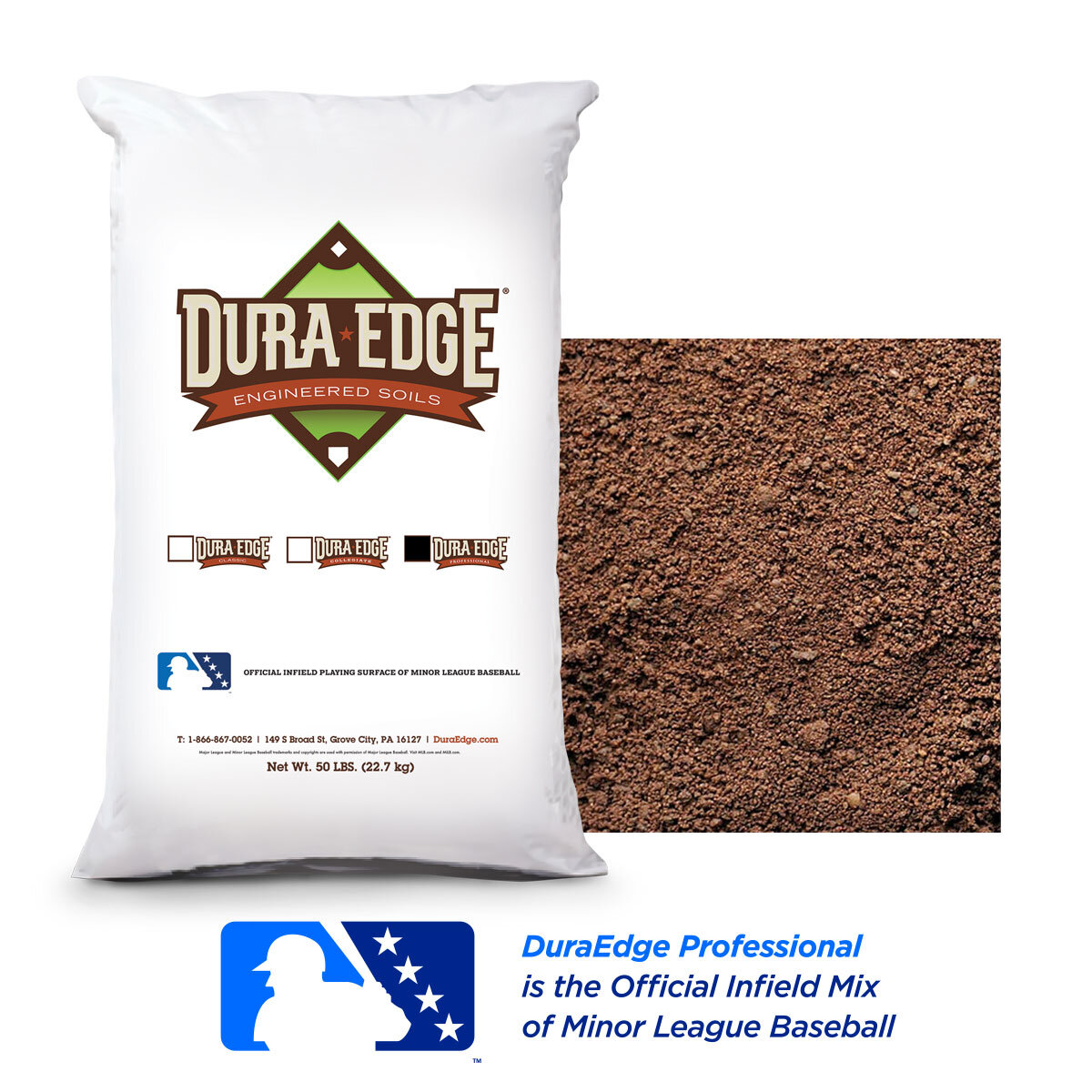 DuraEdge Professional Infield Mix 50 lb. Bag | SiteOne US