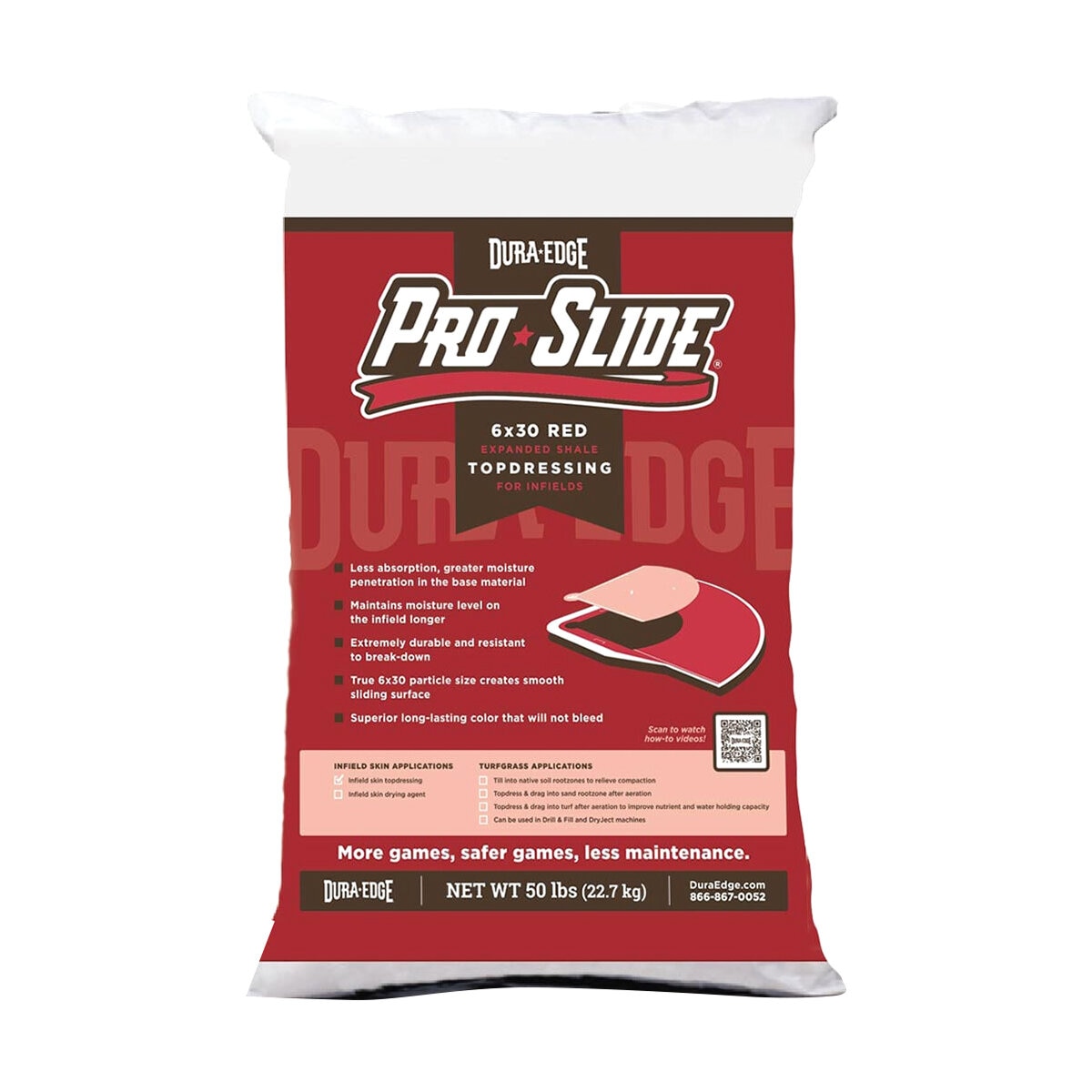 DuraEdge ProSlide Classic Red Topdressing (Expanded Shale) - 50 lb. bag ...