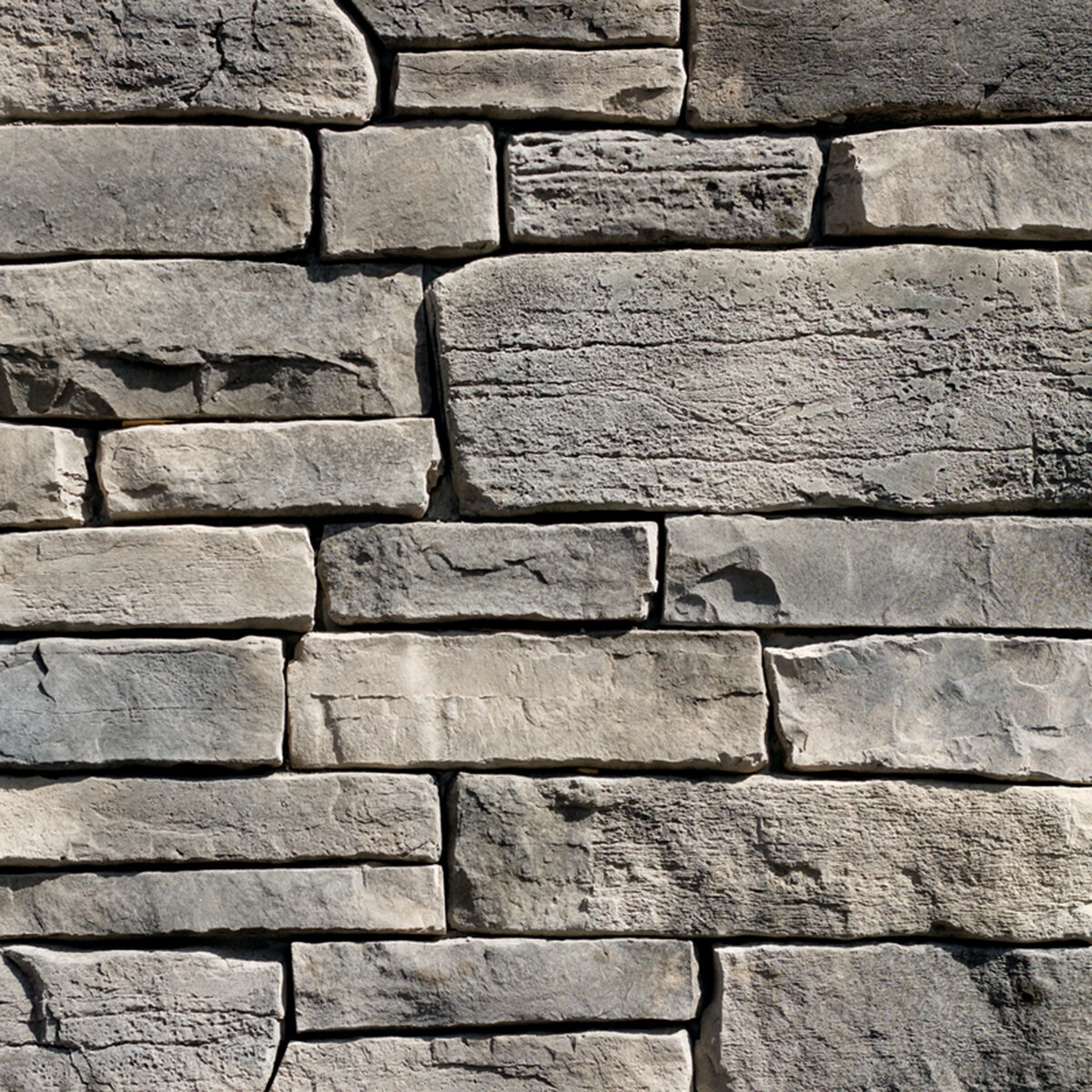 Dutch Quality Stone Weather Ledge Veneer Flats Quail Gray (11.5 sq. ft ...
