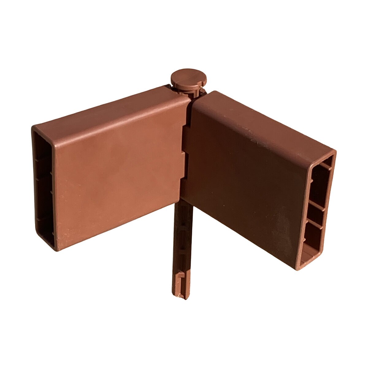 E-Z Bend End Coupler Redwood w/ 1 Coupling & 1 Stake (50 per Case ...