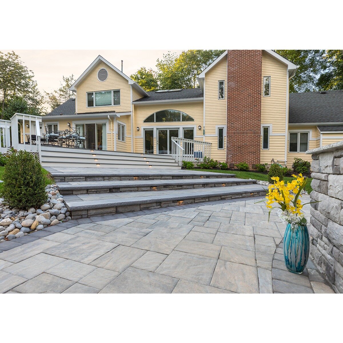 EP Henry Devonstone Pier Cap Brownstone 26 in. x 26 in. x 3 in ...
