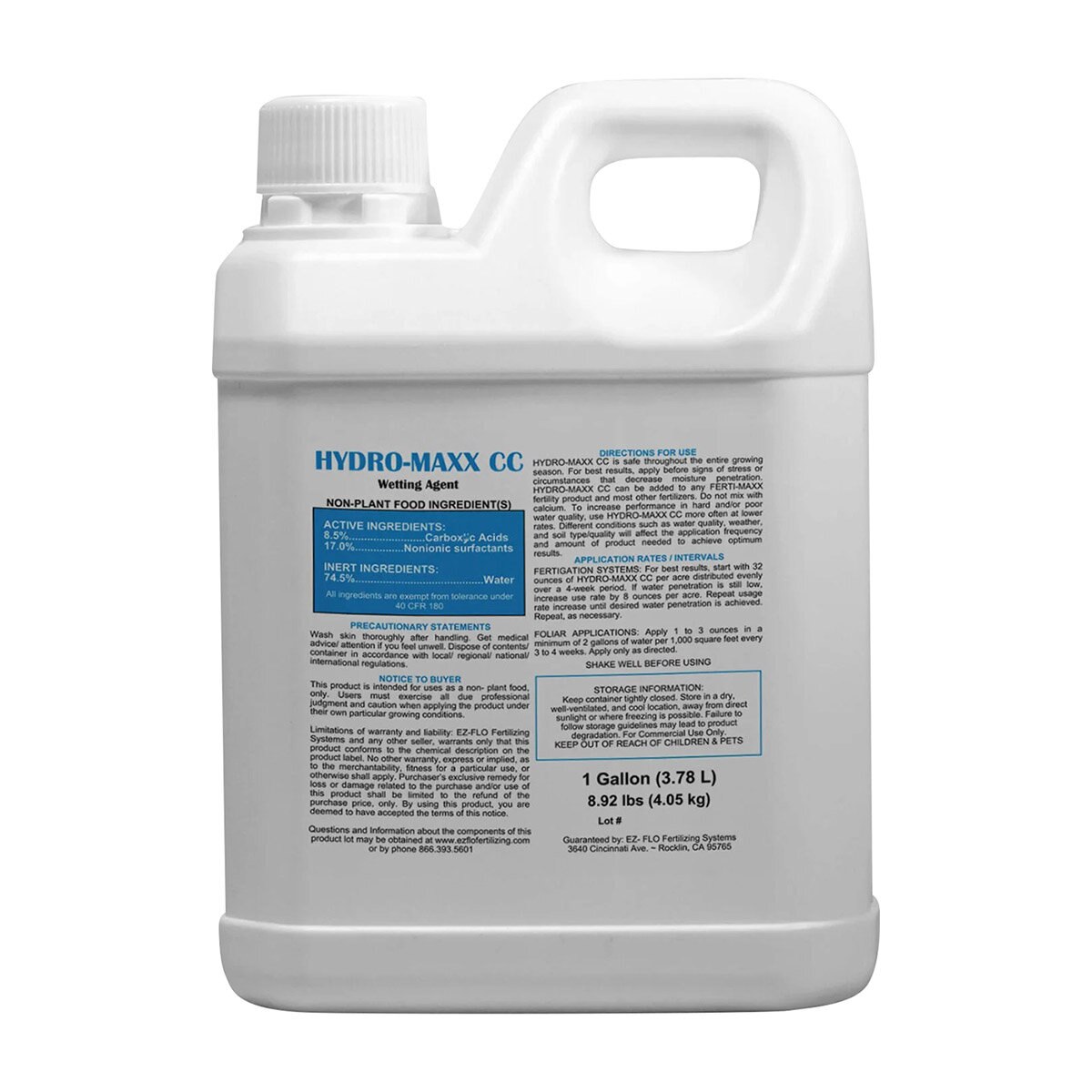 EZ FLO Hydro Maxx Surfactant & Penetrant for Water Reduction ...