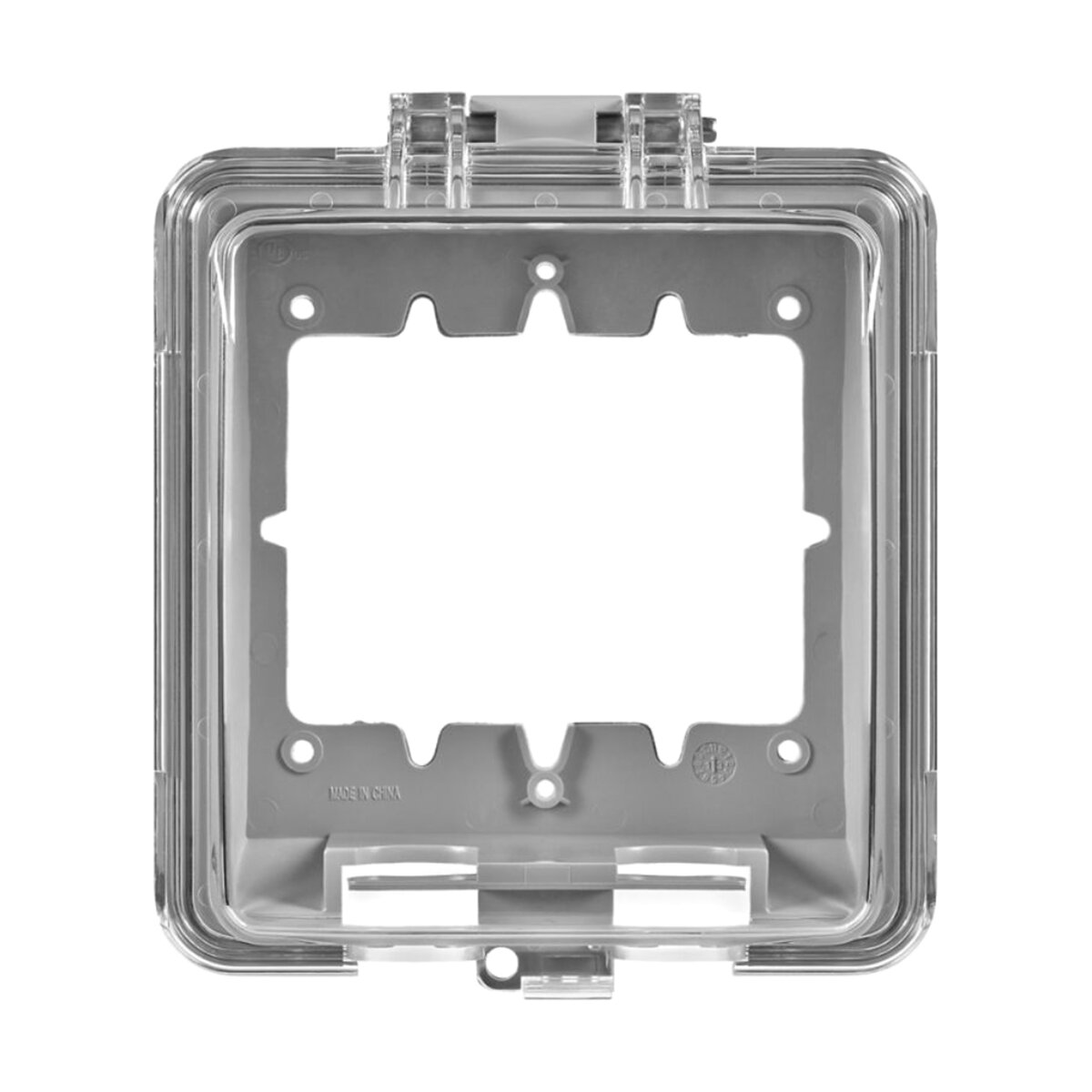 Eaton WiringÂ 2-Gang Weather Protective Cover Gray Self-Closing | SiteOne