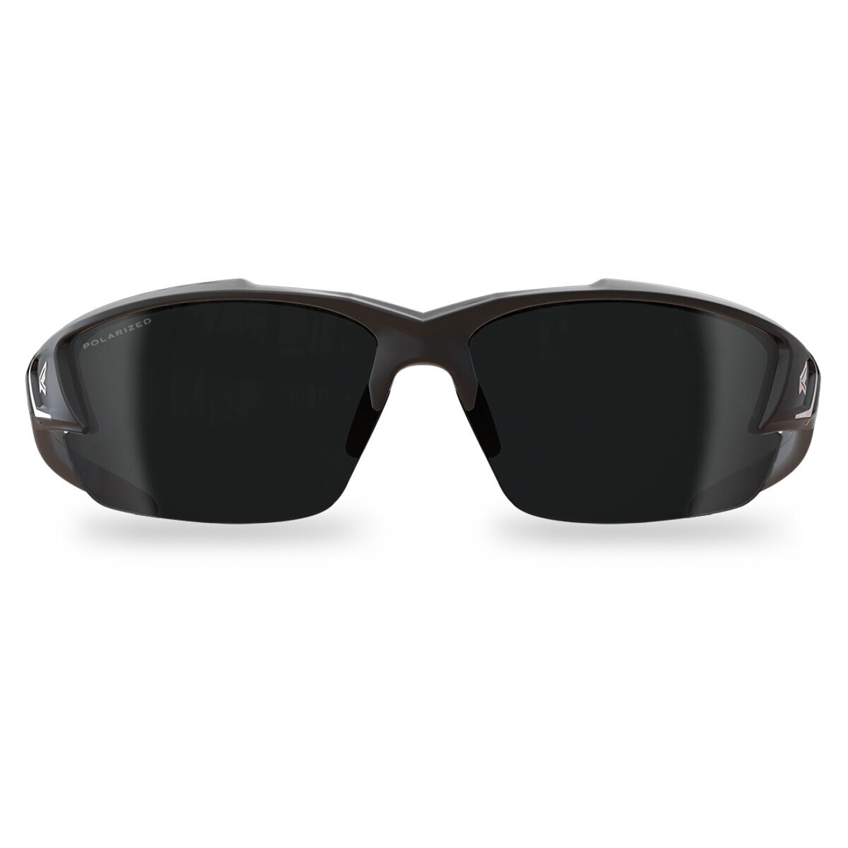Edge Eyewear Khor G2 Safety Glasses Black Frame Polarized Smoke Lens ...