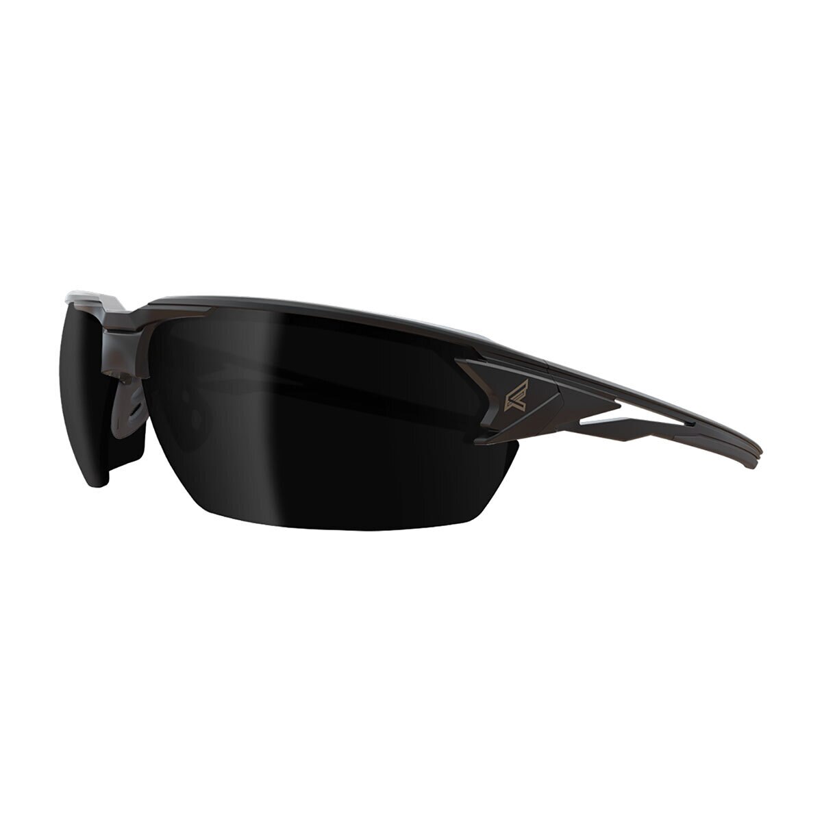 Edge Eyewear Pumori Safety Glasses Matte Black Frame Polarized Vapor ...
