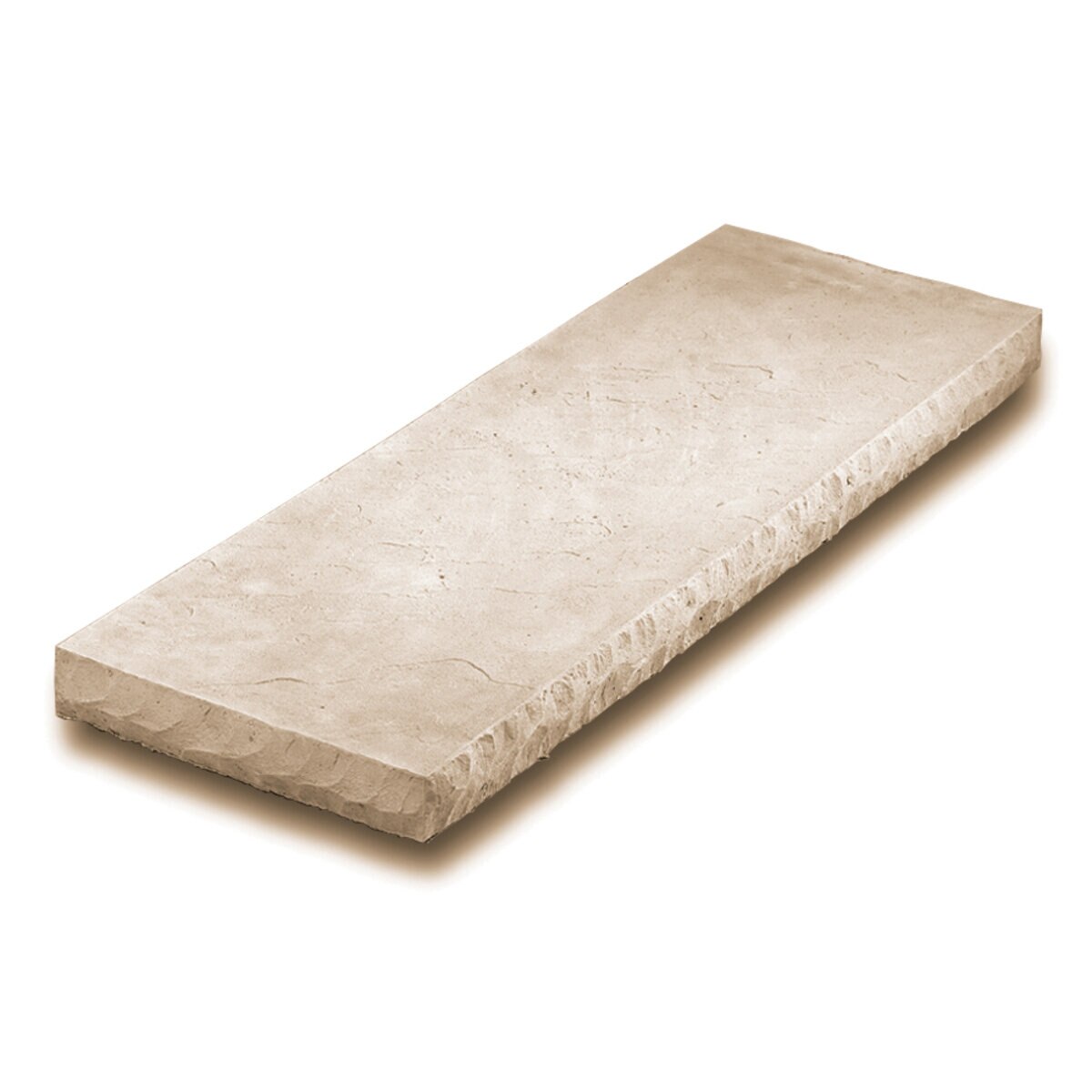 Eldorado Wall Cap Chiseled Edge Buckskin 37 in. x 6 in. x 2-1/4 in. (28 ...