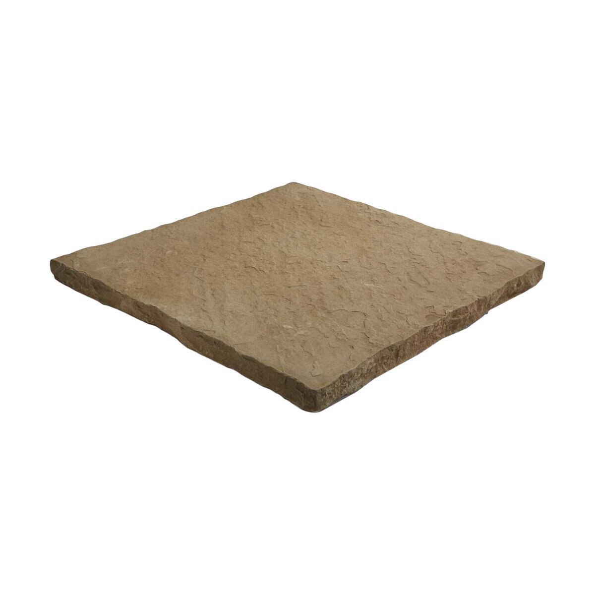 Eldorado Column Cap Snapped Edge Sand 22 in. x 22 in. x 1-1/2 in. (22 ...