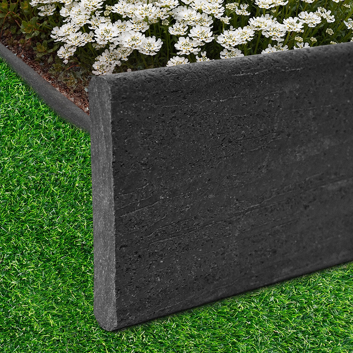 Epic Plastics Epic Edge Composite Landscape Edging Black 4 in. x 20 ft ...