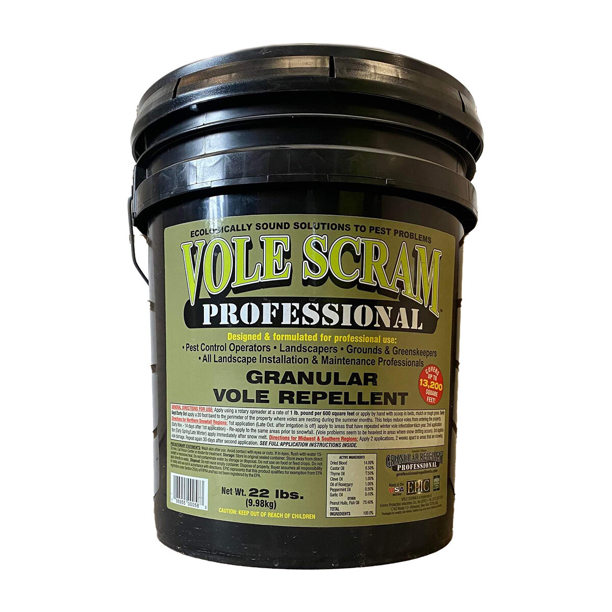 Vole Scram Granular Vole Repellent 22 lb. Bucket | SiteOne US