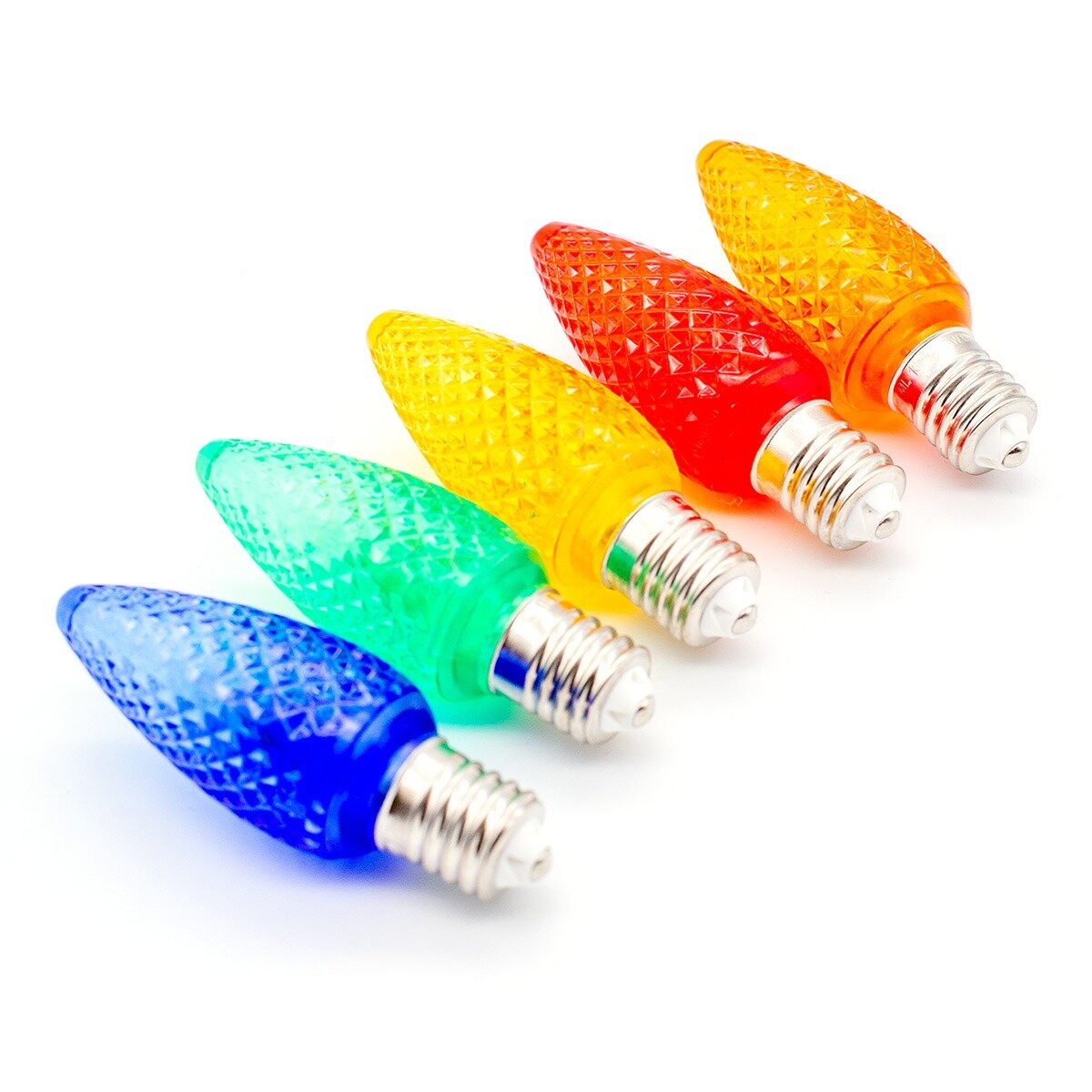 Equipt Holiday C9 Faceted Bulb Multi LED (Sold by the Bag) | SiteOne US
