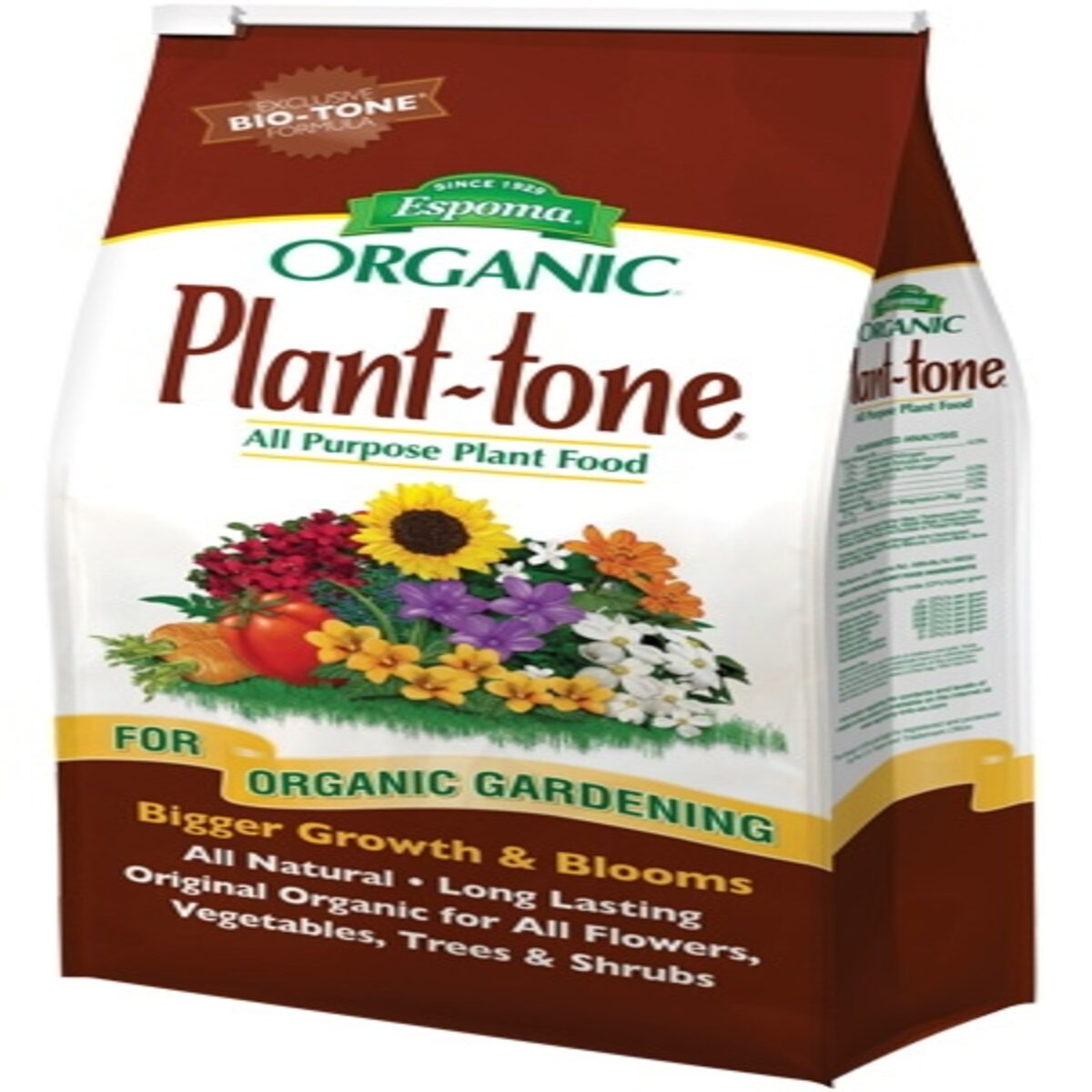 Espoma Organic Plant-Tone 5-3-3 Ornamental Granular Fertilizer 50 lb ...