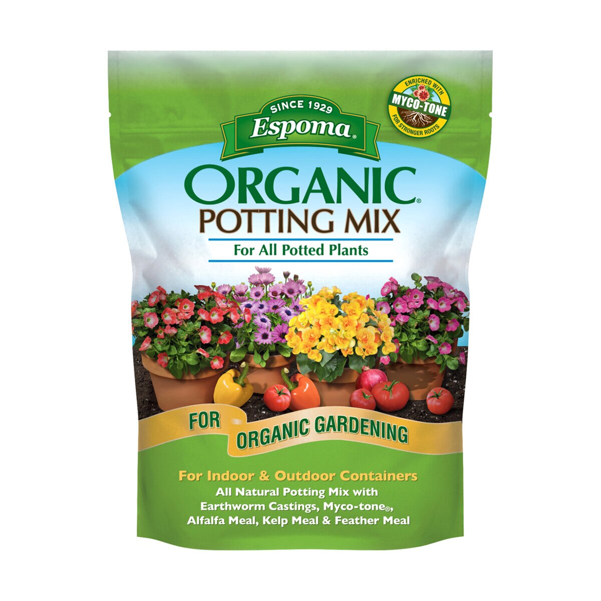Espoma Organic Potting Mix 8 qt. (6/Cs.) | SiteOne US