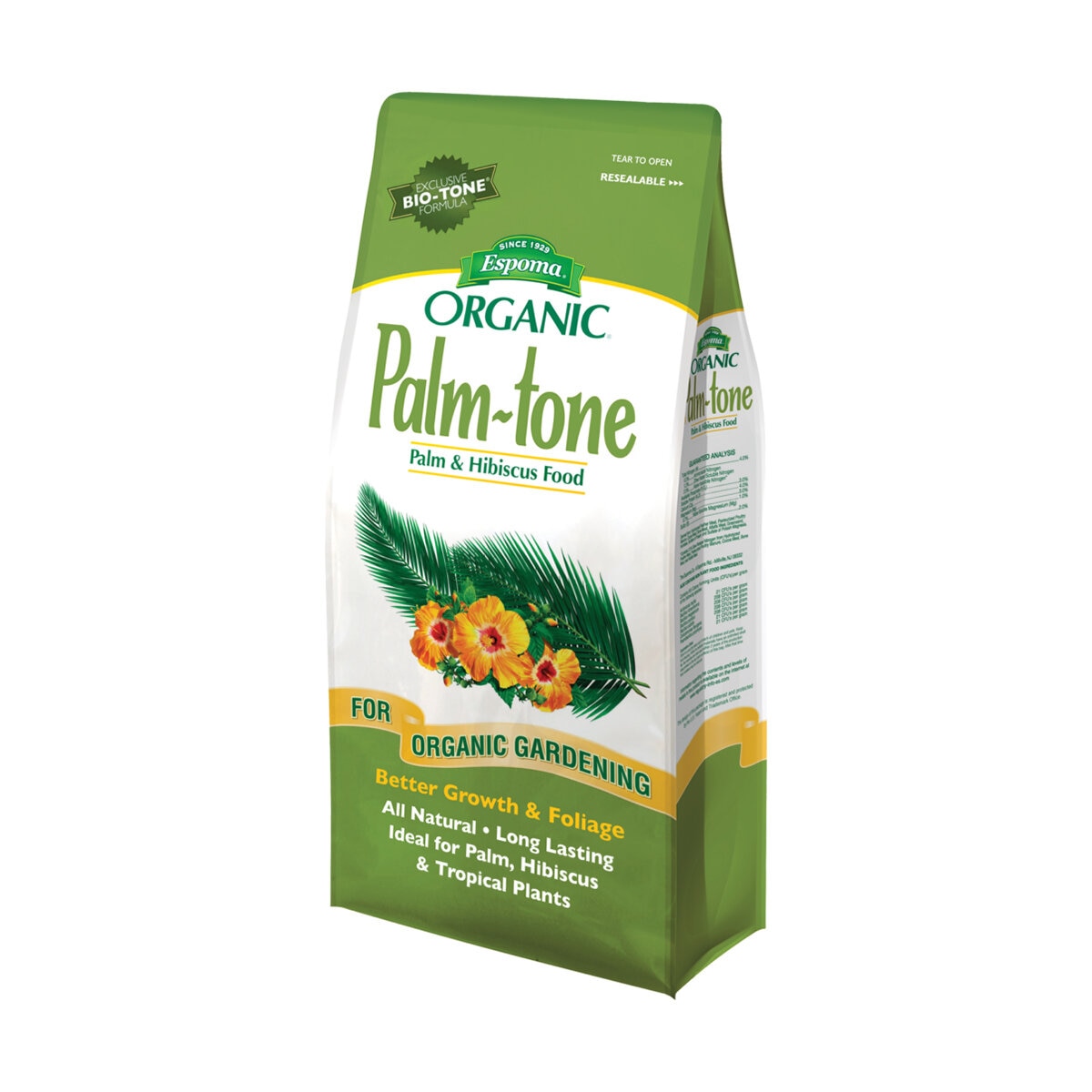 Espoma Organic Palm-Tone 4-1-5 Ornamental Granular Fertilizer 4 lb. Bag ...