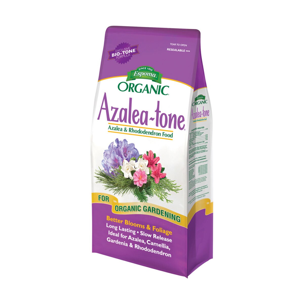 Espoma Organic Azalea-Tone 4-3-4 Ornamental Granular Fertilizer 4 lb ...