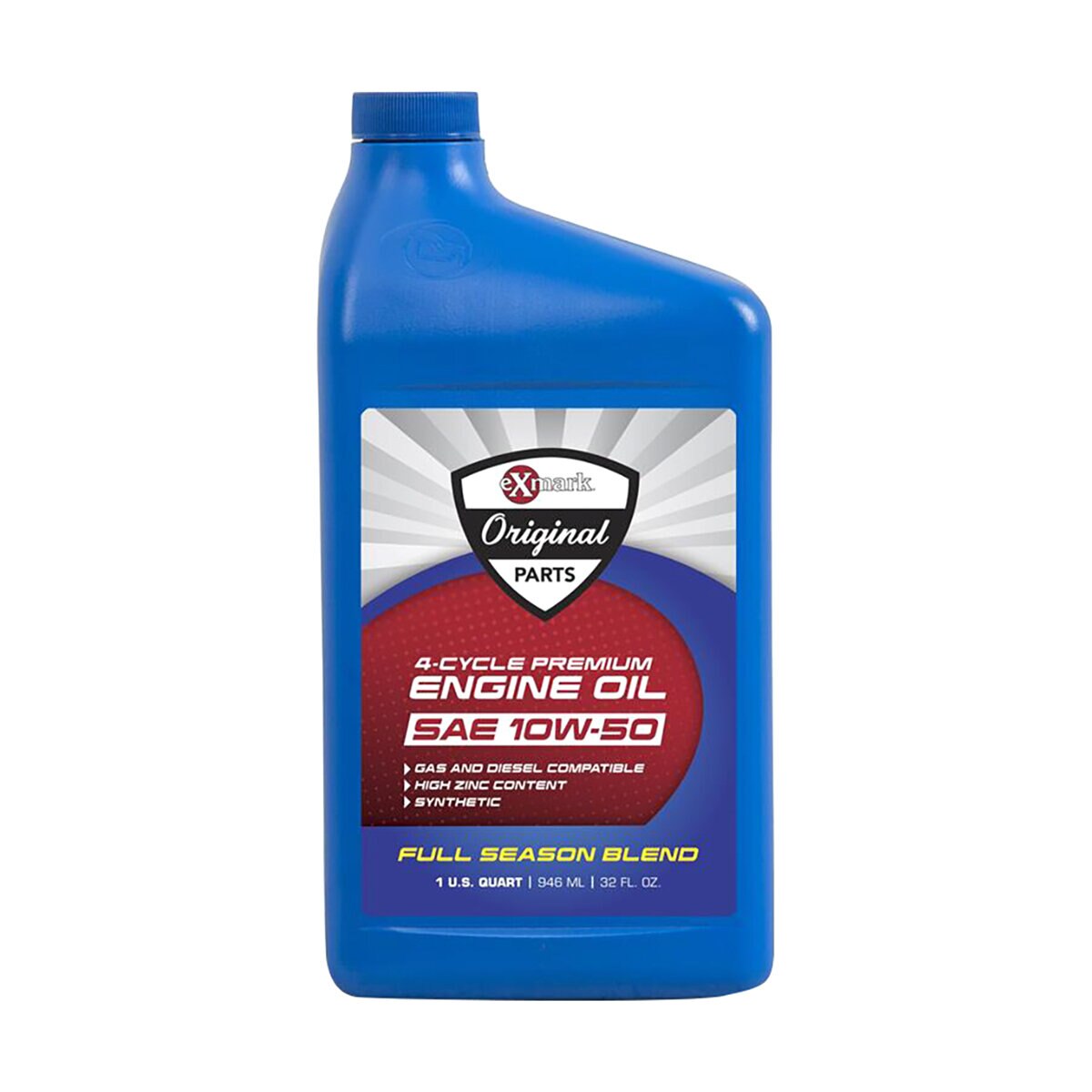 Exmark Premium 10W-50 Synthetic Engine Oil 1 qt. Bottle | SiteOne US