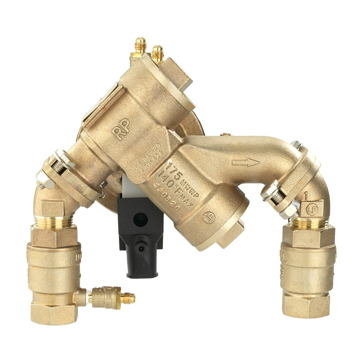 FEBCO 825YA Angle Pattern Reduced Pressure Zone Assembly w/ Ball Valves ...