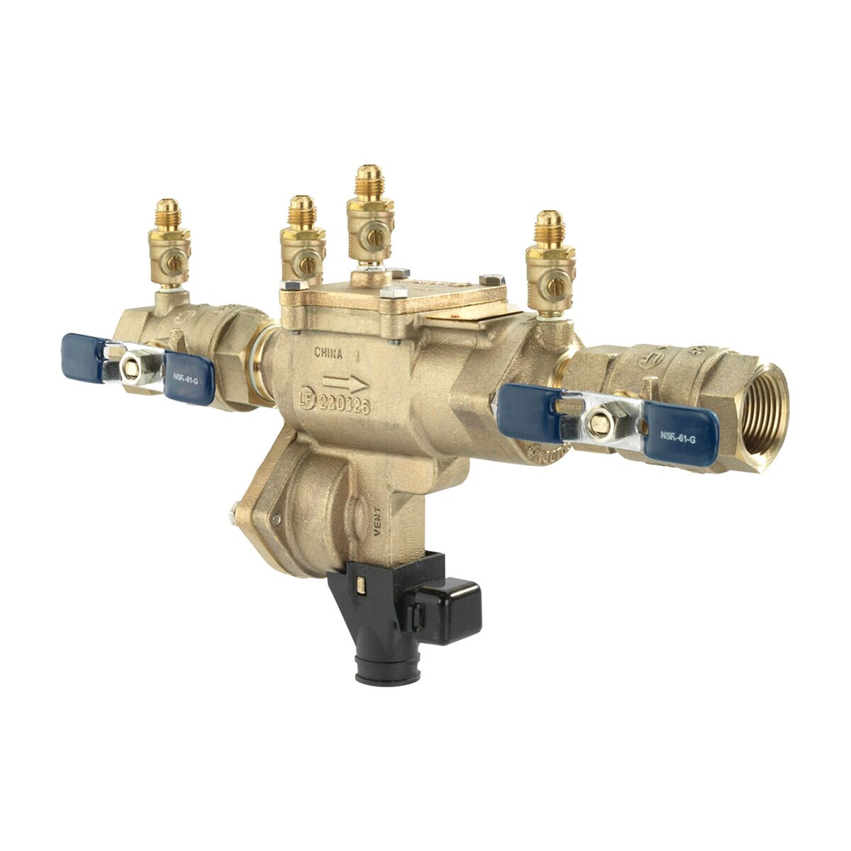 FEBCO 860 In-Line Reduced Pressure Zone Assembly w/ Ball Valves 3/4 in ...