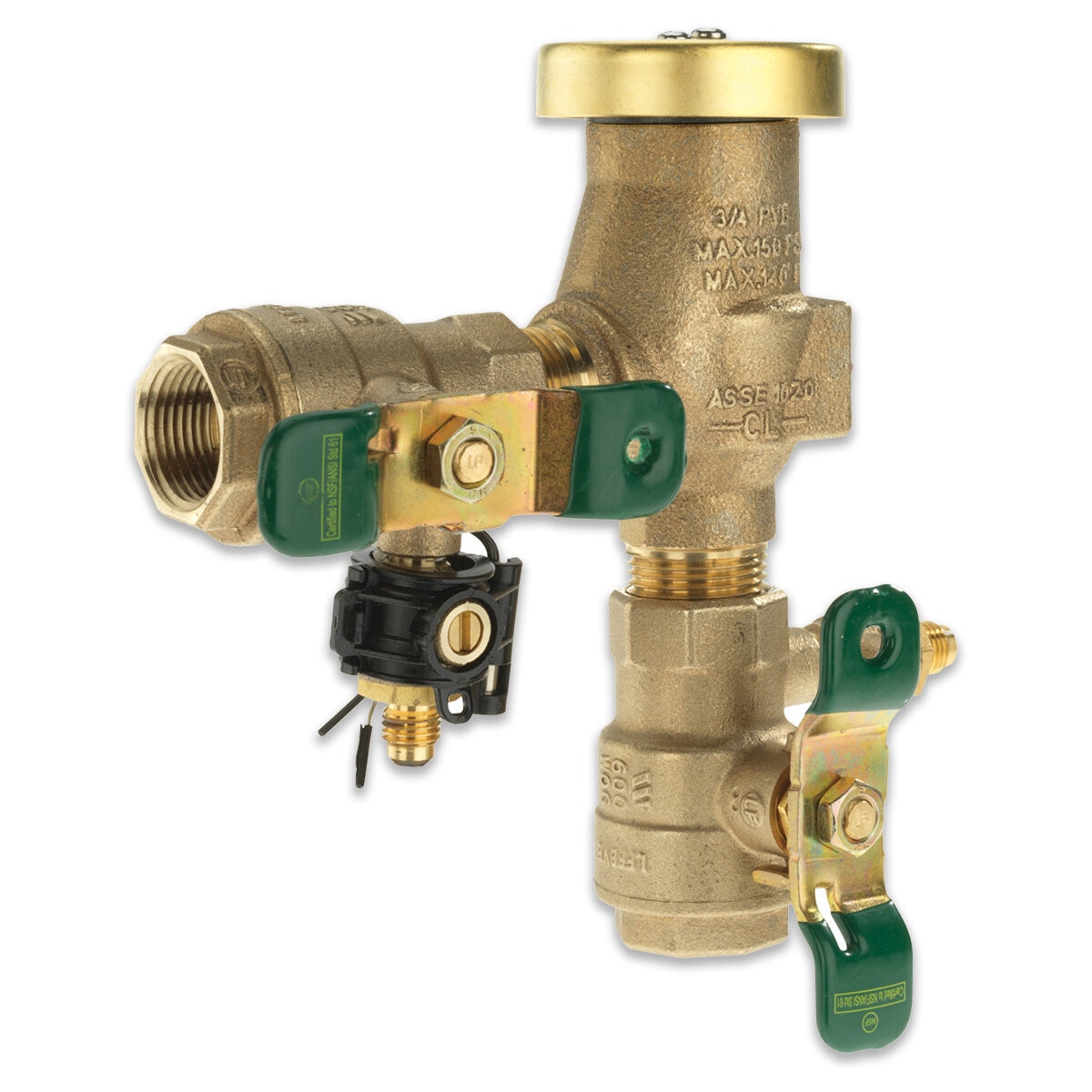 FEBCO U765 Pressure Vacuum Breaker w/ Unions 3/4 in. Bronze w/ Freeze ...