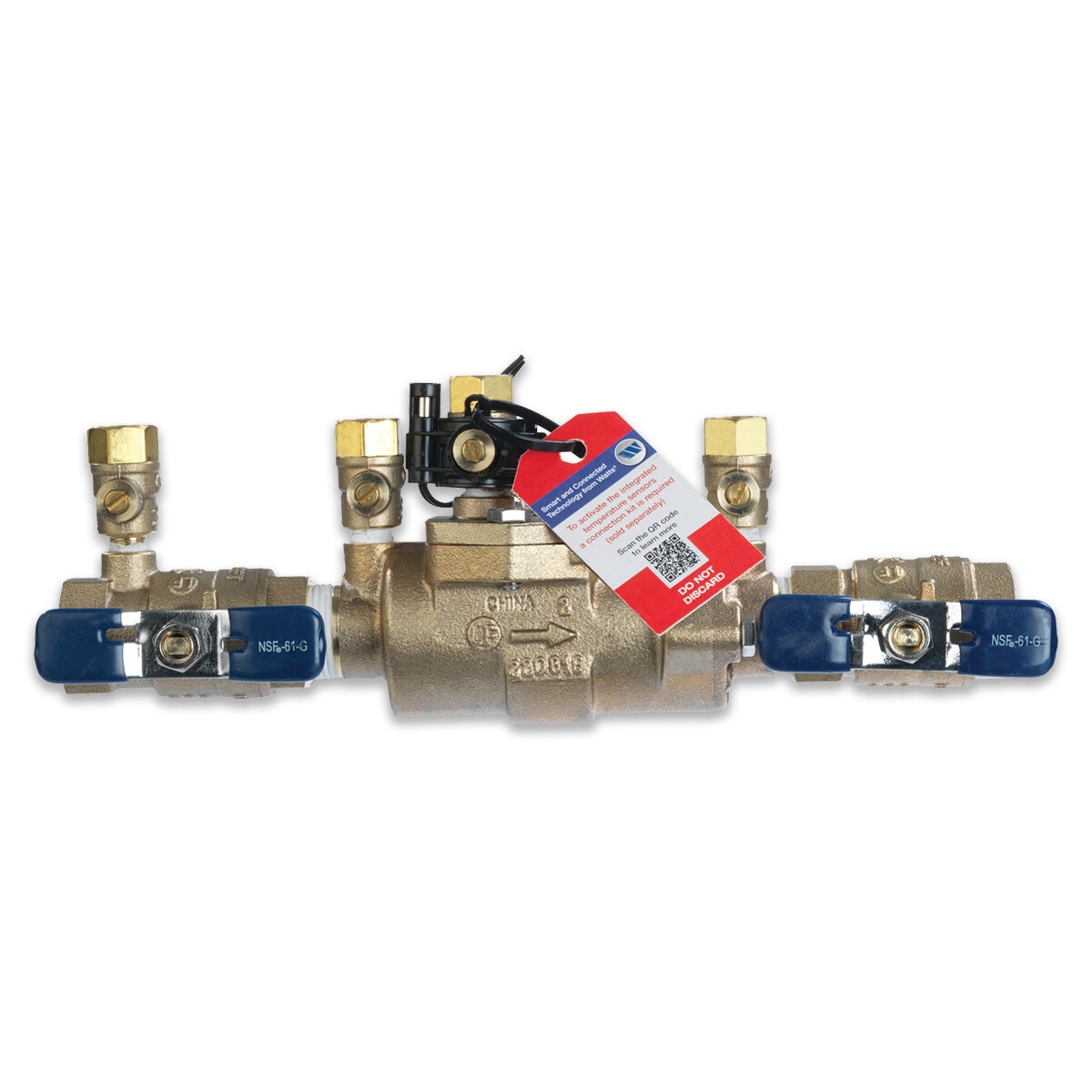 FEBCO 850 Double Check Assembly w/ Ball Valves 1 in. Bronze w/ Freeze ...