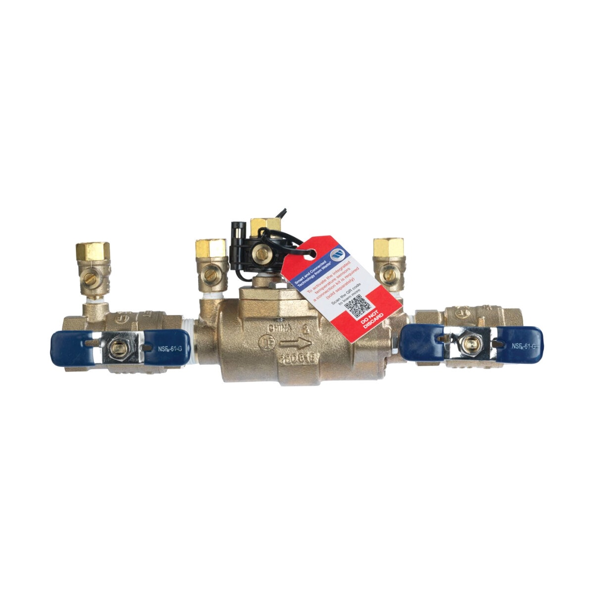 FEBCO 850 Double Check Assembly w/ Ball Valves 1 in. Bronze w/ Freeze ...