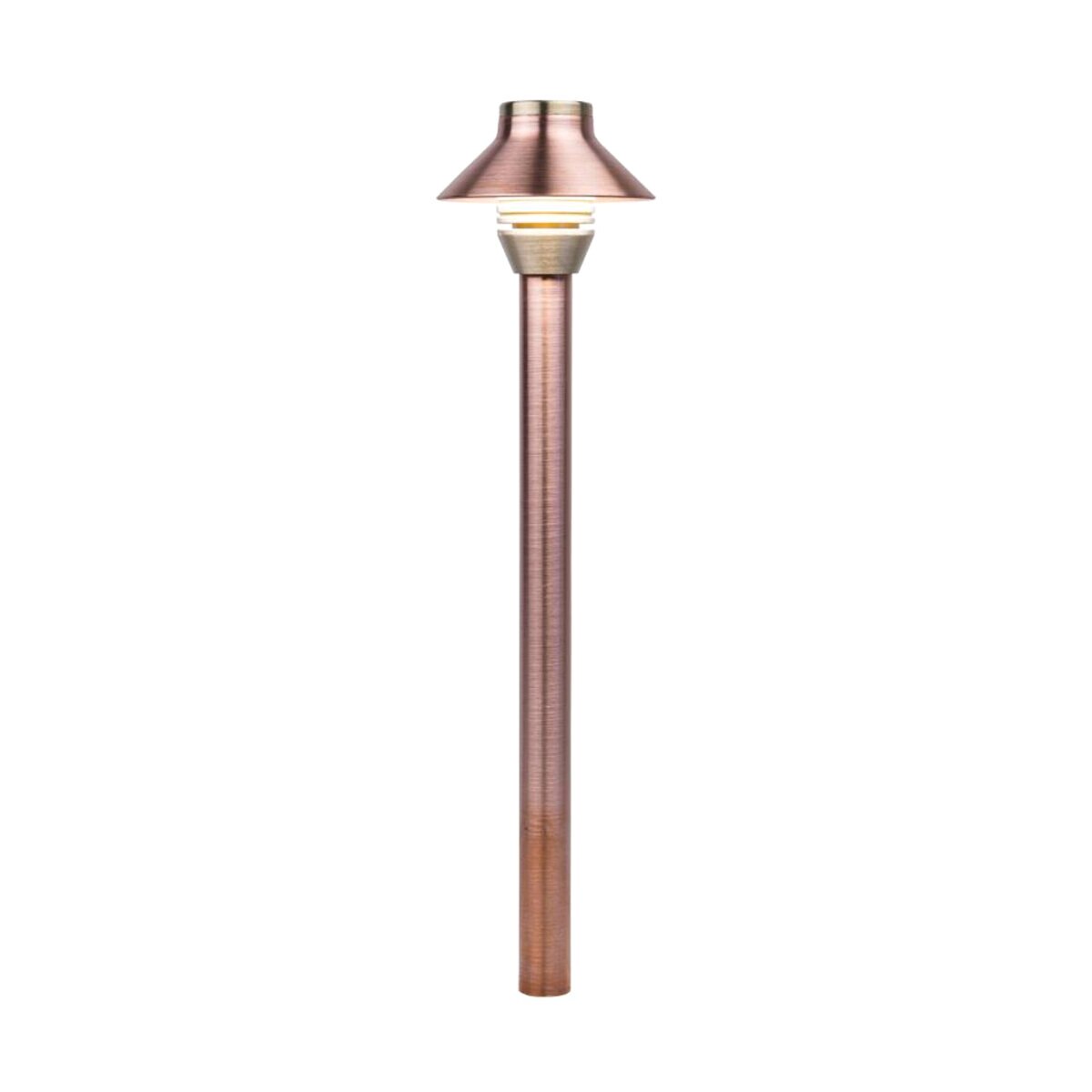 FX HC Path Light Copper and Brass Nickel Plate Finish 2W 2700K LED ...