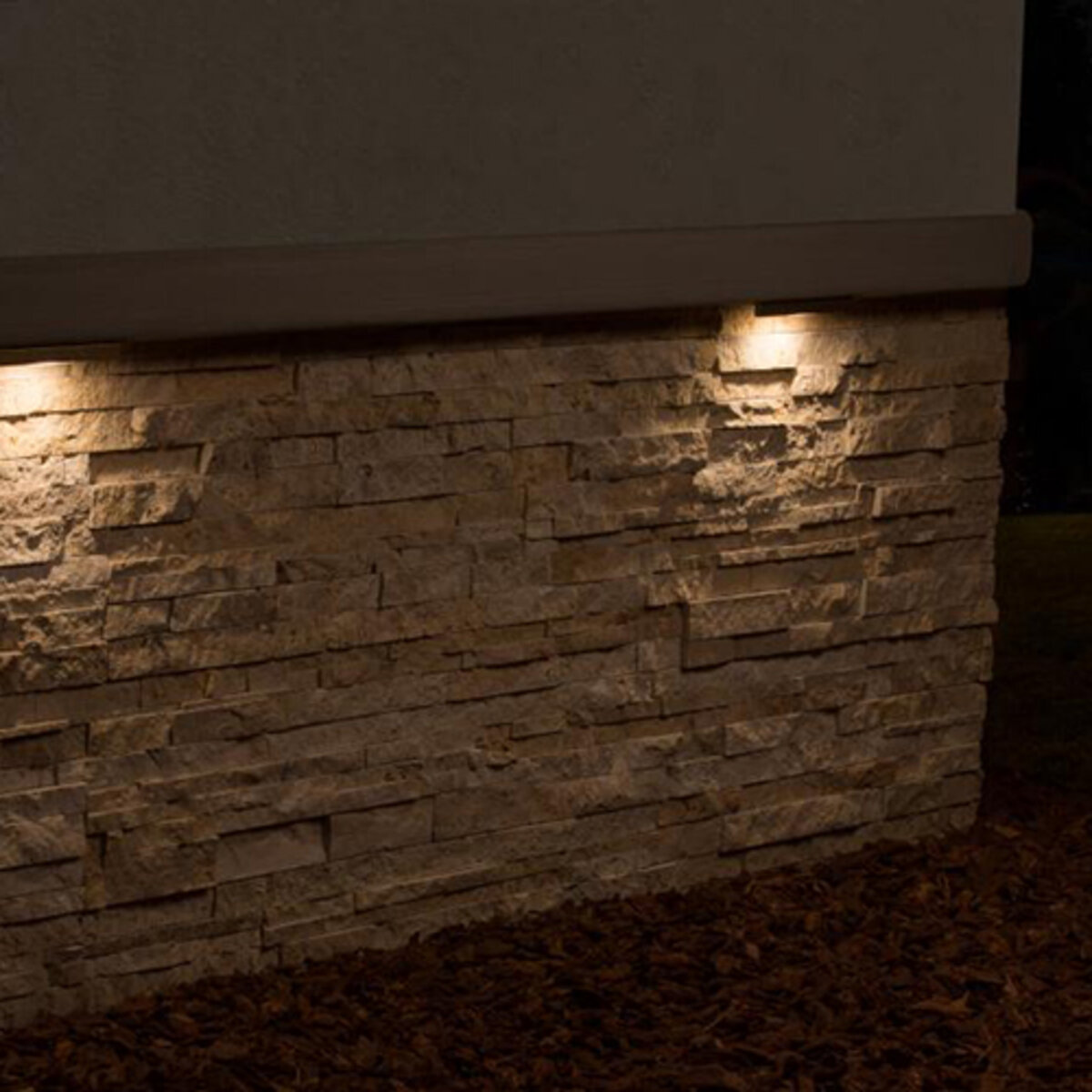 FX LF Wall Light Aluminum Housing Black Finish 2W 2700K LED | SiteOne US
