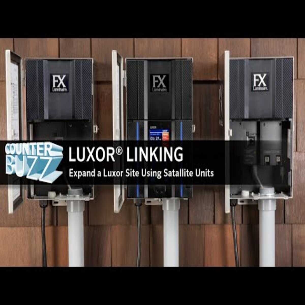 FX Luxor Satellite Transformer 300W Powder Coated Matte Gray Galvanized ...