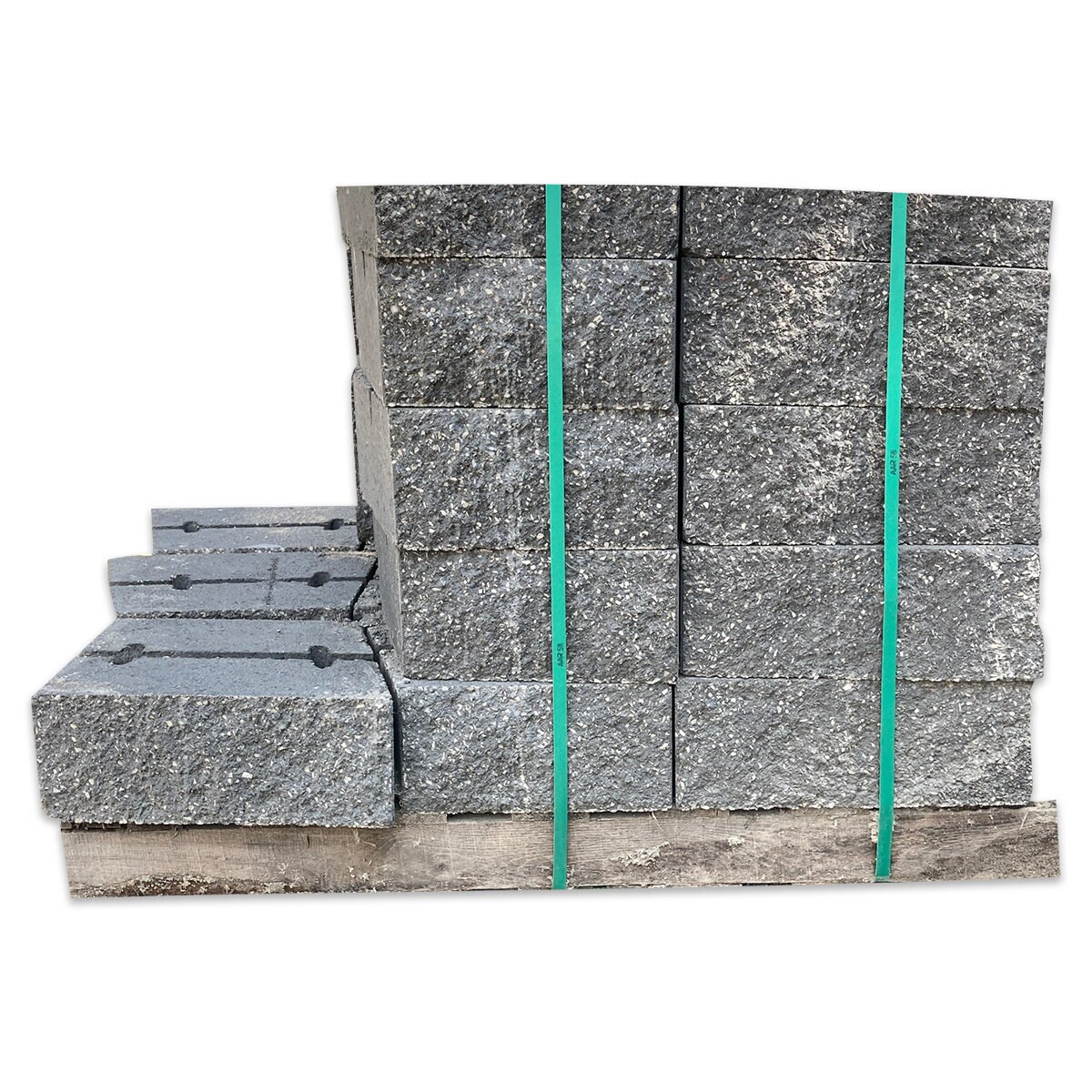 Fendt Verazzo Wall Corner 6 in. Slate 16 in. x 8 in. x 6 in. (48 pc ...