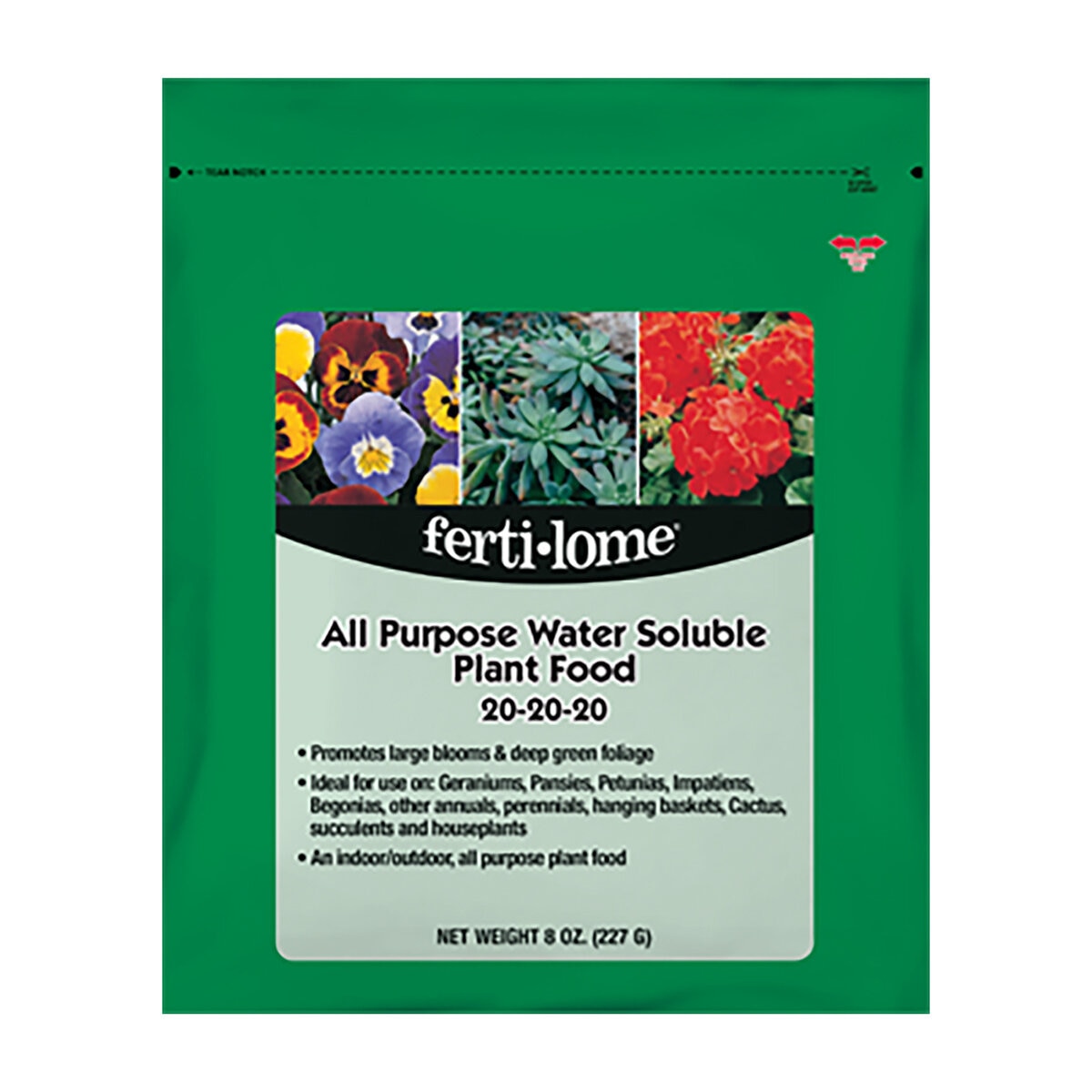 Ferti-Lome 20-20-20 All Purpose Soluble Fertilizer 8 oz. Bag | SiteOne US