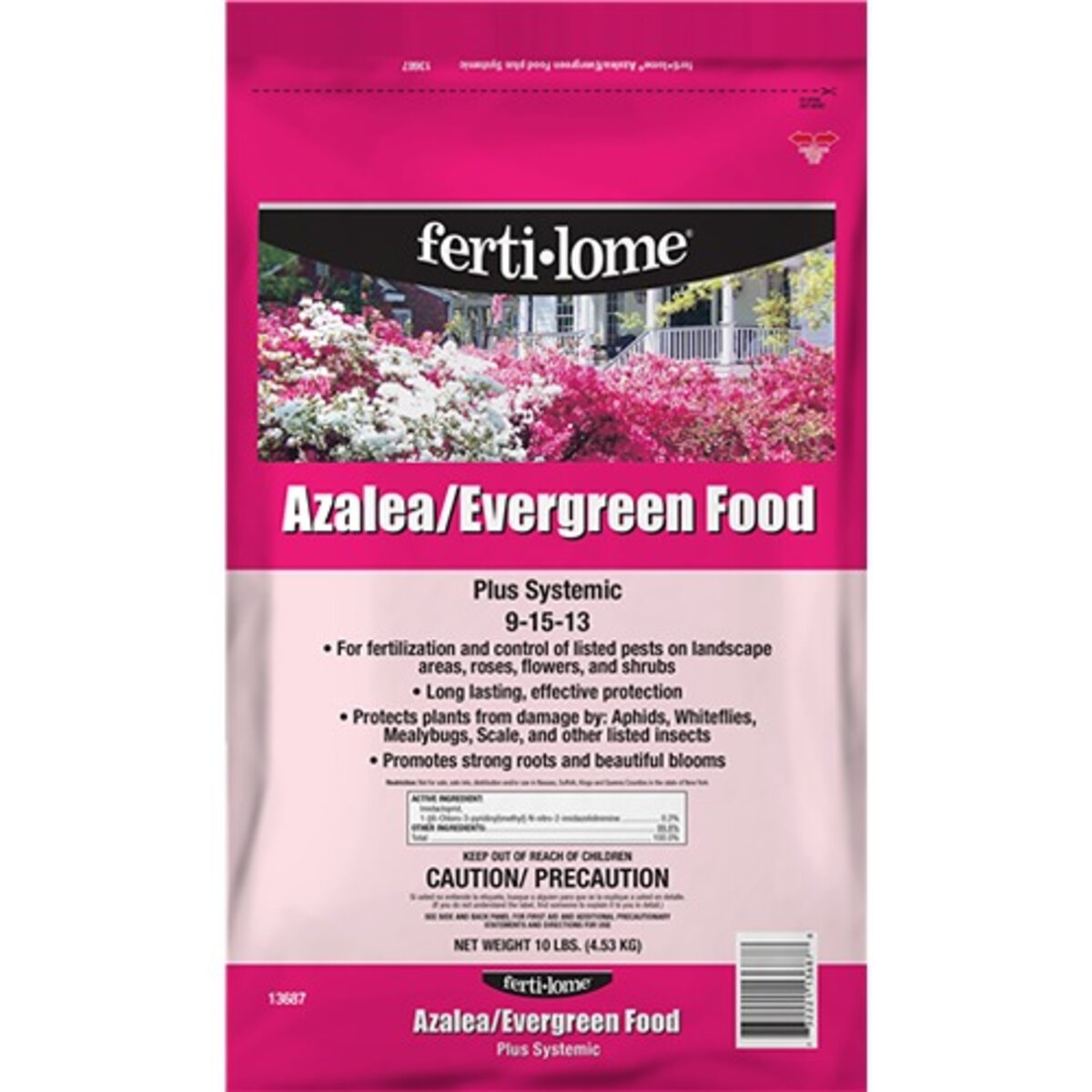 Ferti-Lome Azalea/Evergreen Food Plus Systemic 9-15-13 10 lb. Bag | SiteOne