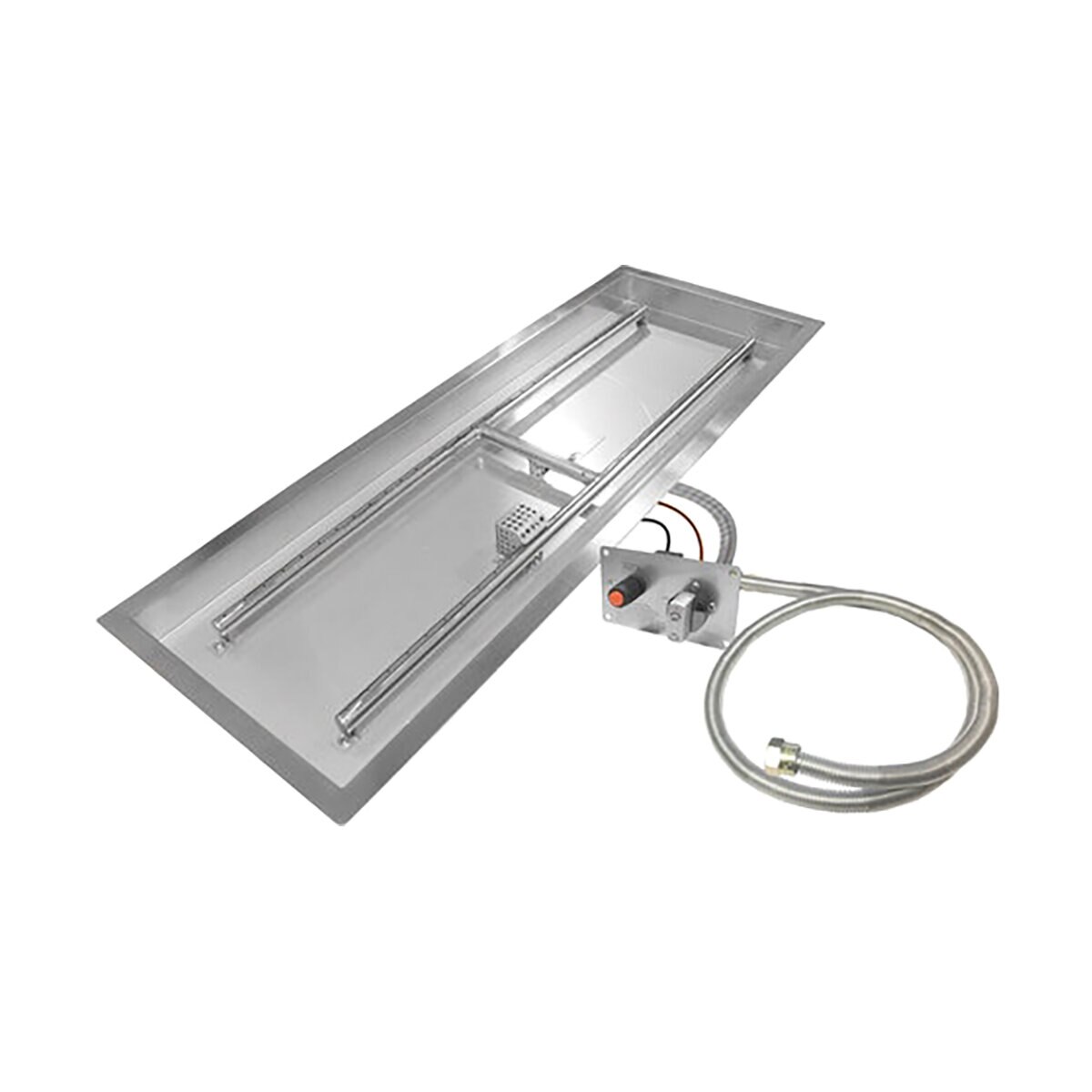 Firegear Line of Fire With in. H in. Burner - Stainless Steel Pan With ...