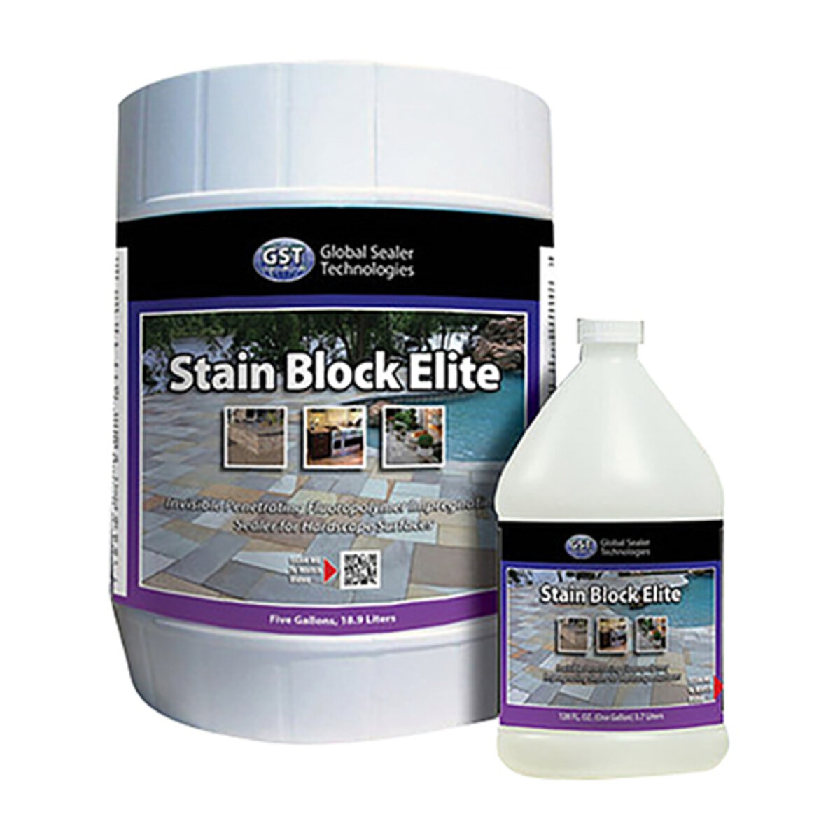 GST Water Based Sealer Stain Block Elite 1 gal. All Surfaces (200 sq. ft. - 100 sq. ft./gal ...