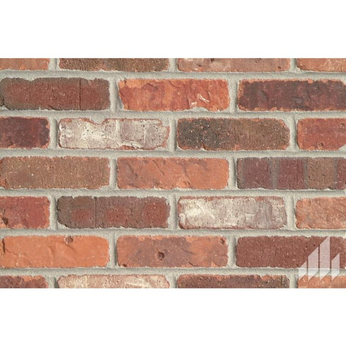 General Shale Brick Rumbled Edge Portsmouth 7-5/8 in. x 3-5/8 in. x 2-1 ...
