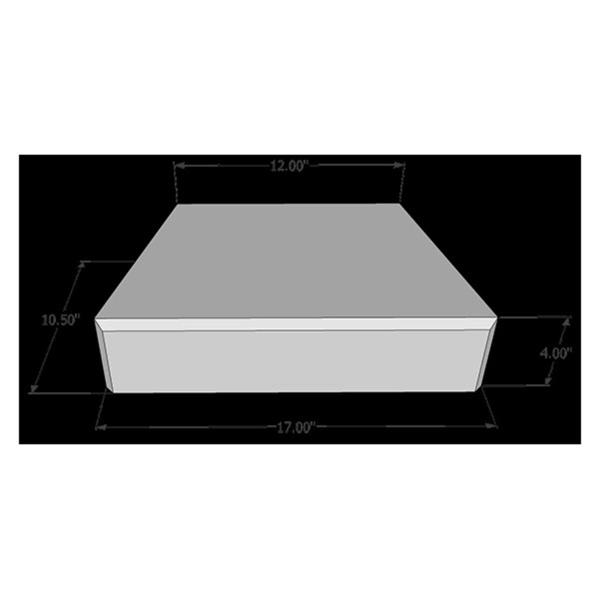 GeoStone Universal Trap Cap Ocher 17 in. x 10-1/2 in. x 4 in. (60 pc ...