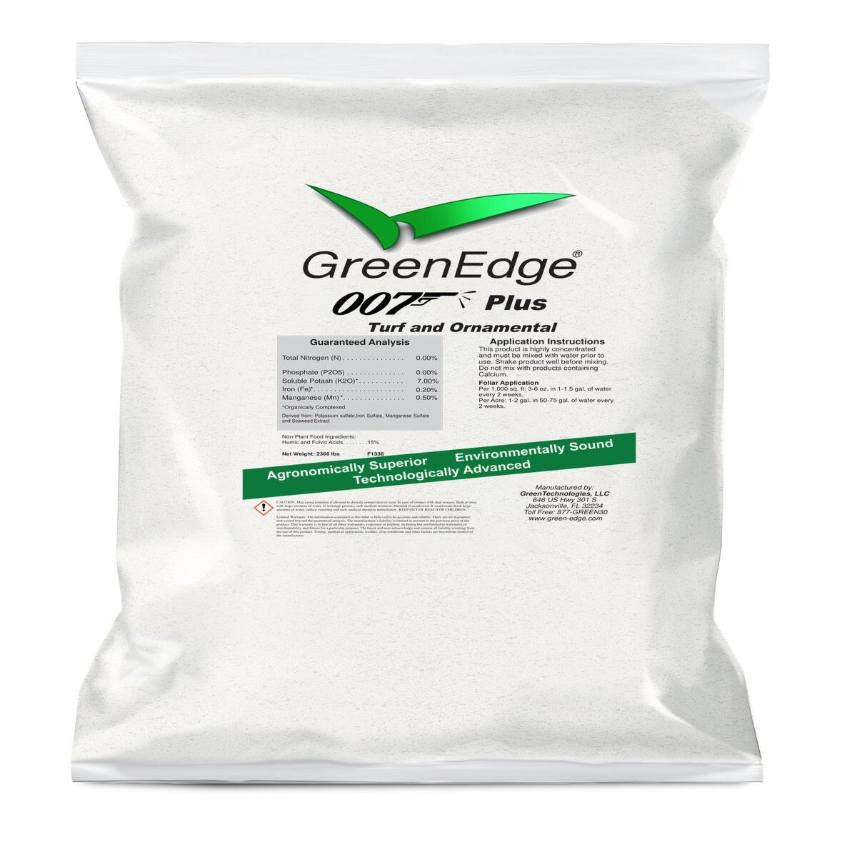 GreenEdge Fertilizer 0-7 250 gal | SiteOne US