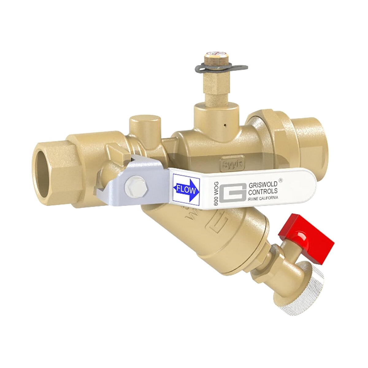Griswold Isolator S Ball Valve Assembly w/ 100 Mesh Stainless Steel ...