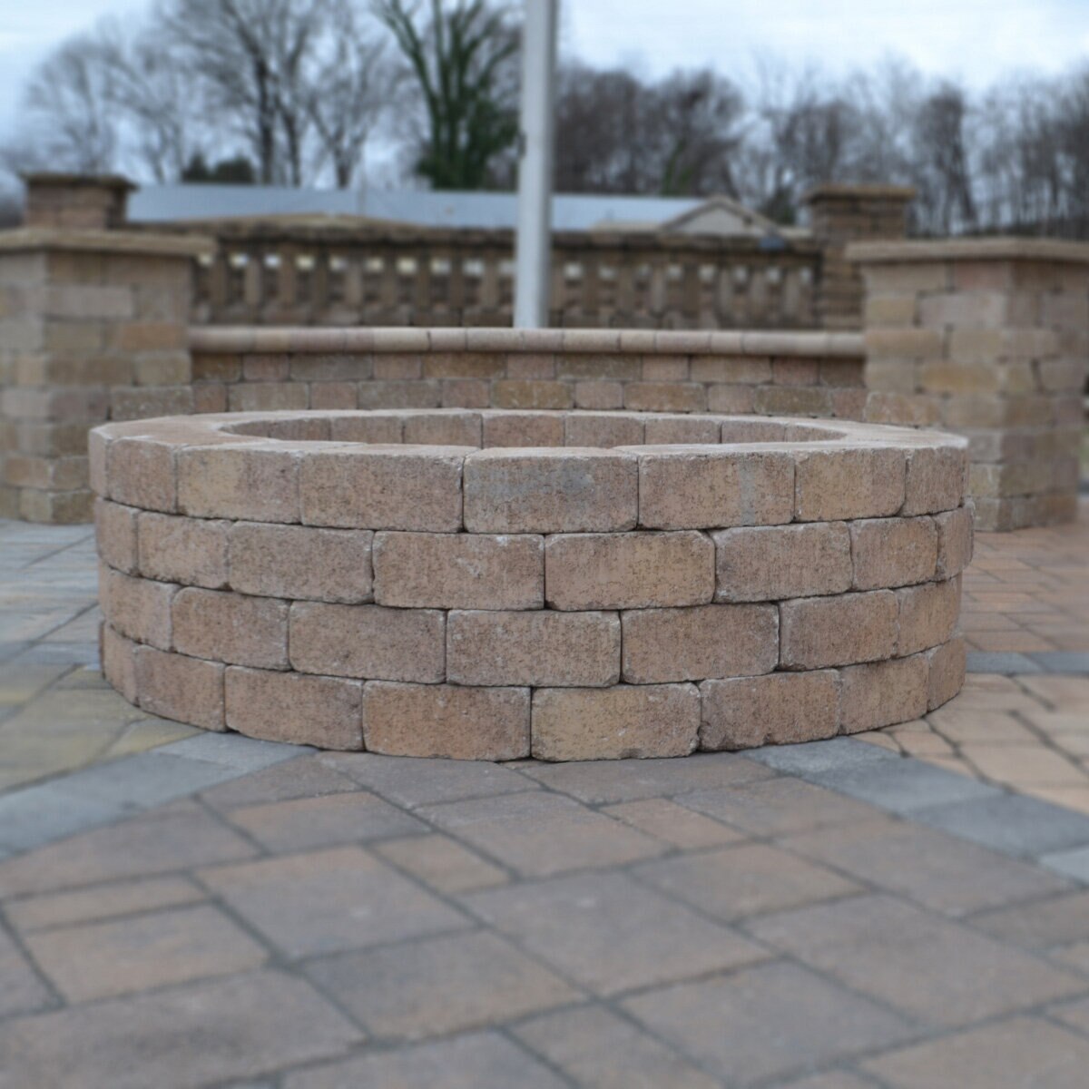 Weathered Estate Wall II Chestnut 4 in. x 9 in. x 6 in | SiteOne US