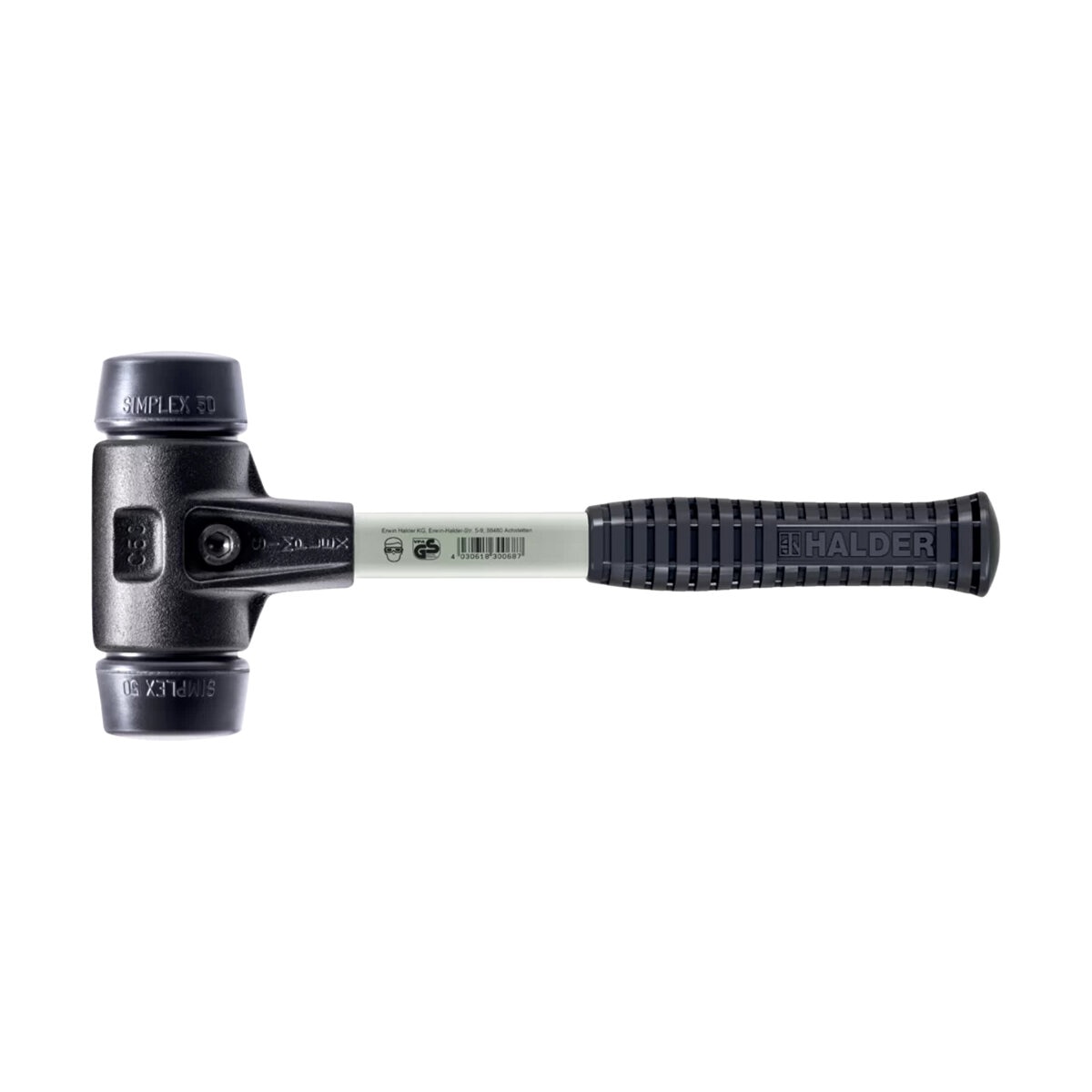 Simplex 3.5 in. Soft-Face Rubber Mallet w/ Reinforced Housing and ...