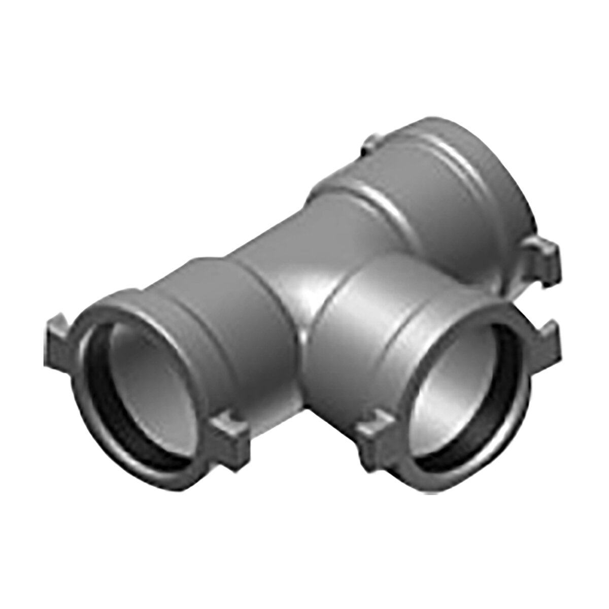 Harco Tee Ductile Iron 4 in. x 4 in. x 2-1/2 in | SiteOne US