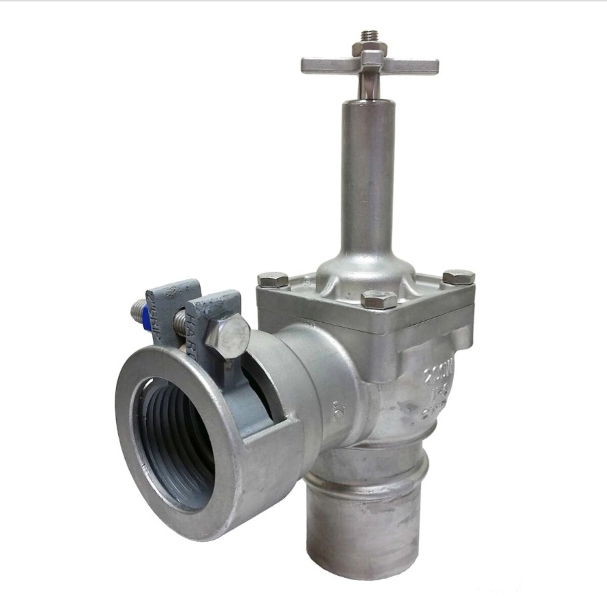 Swivel Valve 2 in. x 6 in. w/ Stainless Steel Grip Ring Cross Handle ...