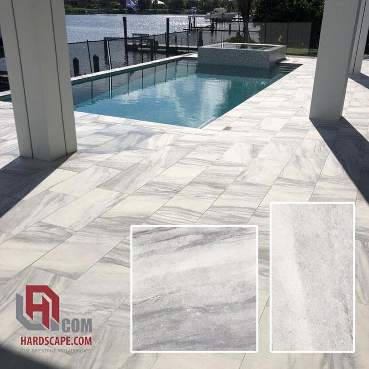 Hardscape.com Porcelain 24 in. x 36 in. x 3/4 in. Silver White (288 sq ...