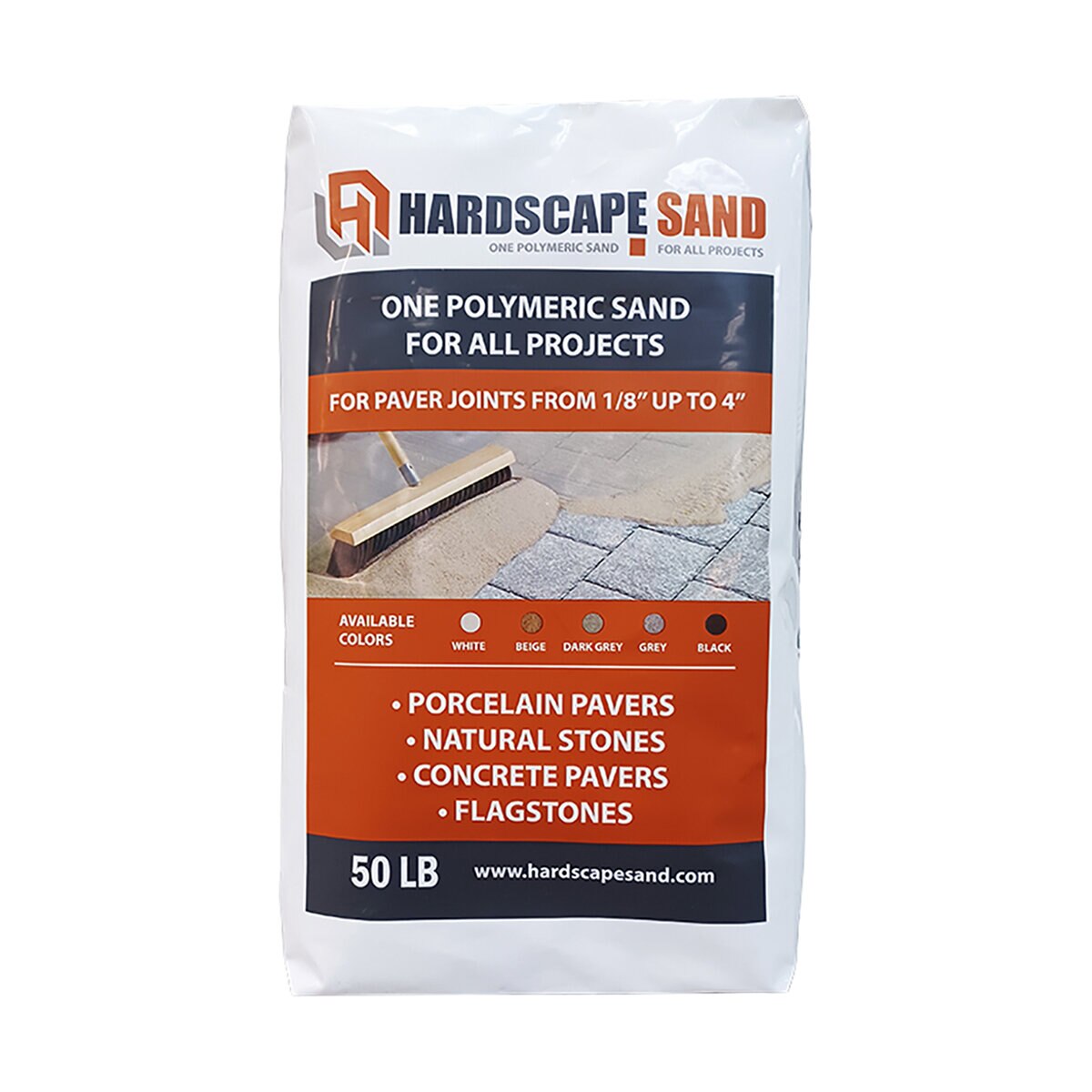 Hardscape.com Porcelain Polymeric Sand Beige 50 lb. Bag (63 bg./pallet ...