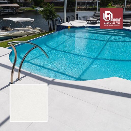 Hardscape.com Porcelain Coping Eased Edge 16 in. x 32 in. Snow White 2 ...