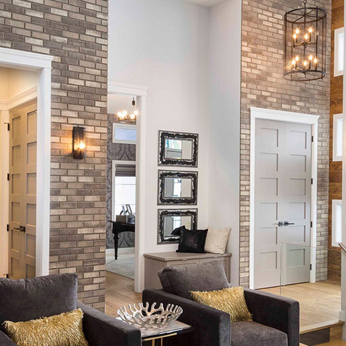 Hebron Brick Lite Rustic Series Modular Thin Brick Waterford Corners (5 ...