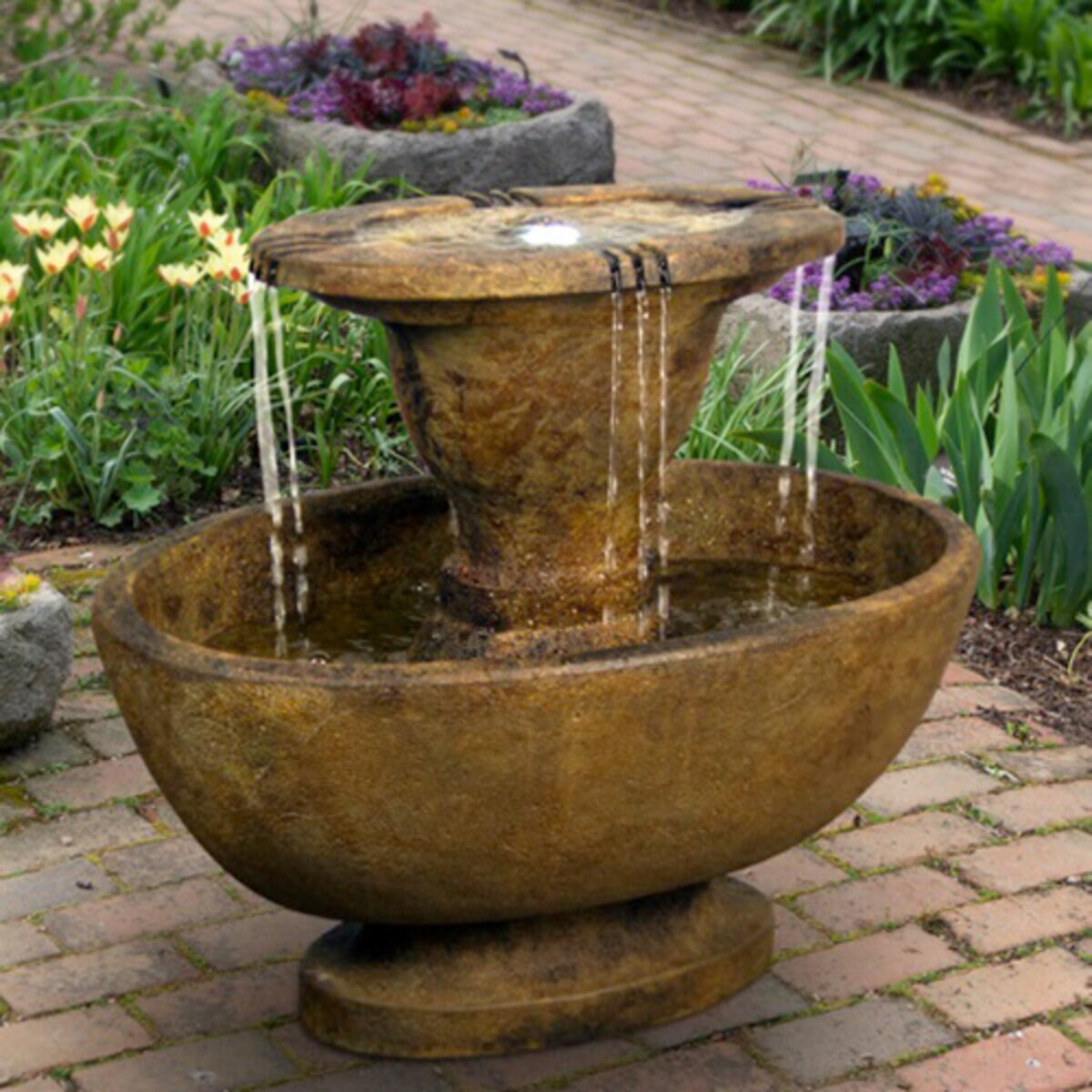 Henri Fountain Alfresco w/ Light 26 in. x 16 in. x 24 in | SiteOne