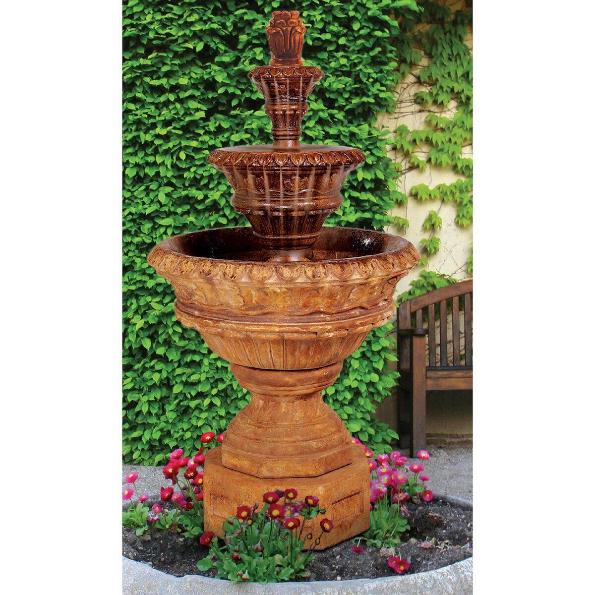 Henri Fountain Valencia Three-Tier 39 in. x 62 in | SiteOne US