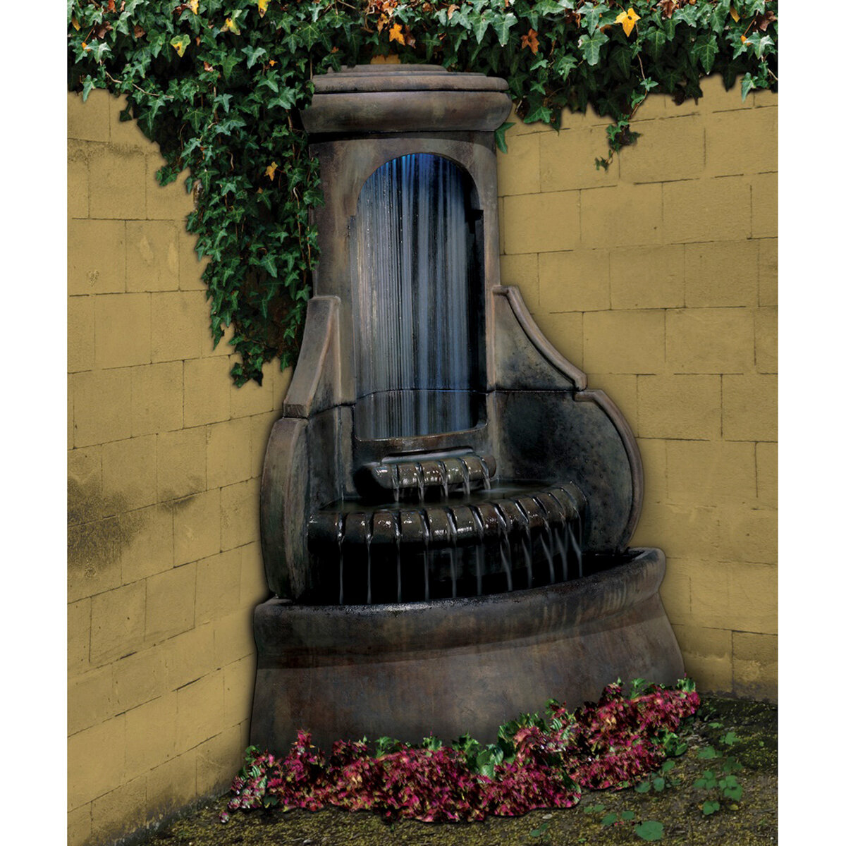 Henri Fountain Diamonds Falling 44 in. x 61-1/2 in | SiteOne US
