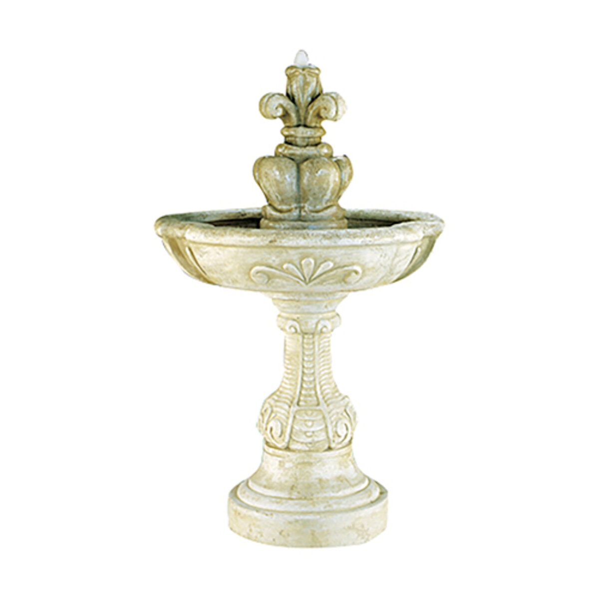 Henri Fountain French Fleur De Lys 27 - 1/2 in. X 27 - 1/2 in. X 50 in ...