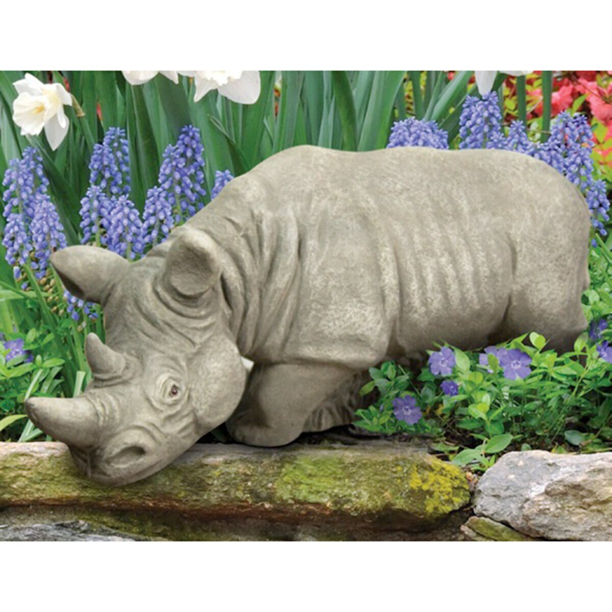 Henri Statue Hornsby The Rhino 30 in. x 9 in. x 12 in | SiteOne US