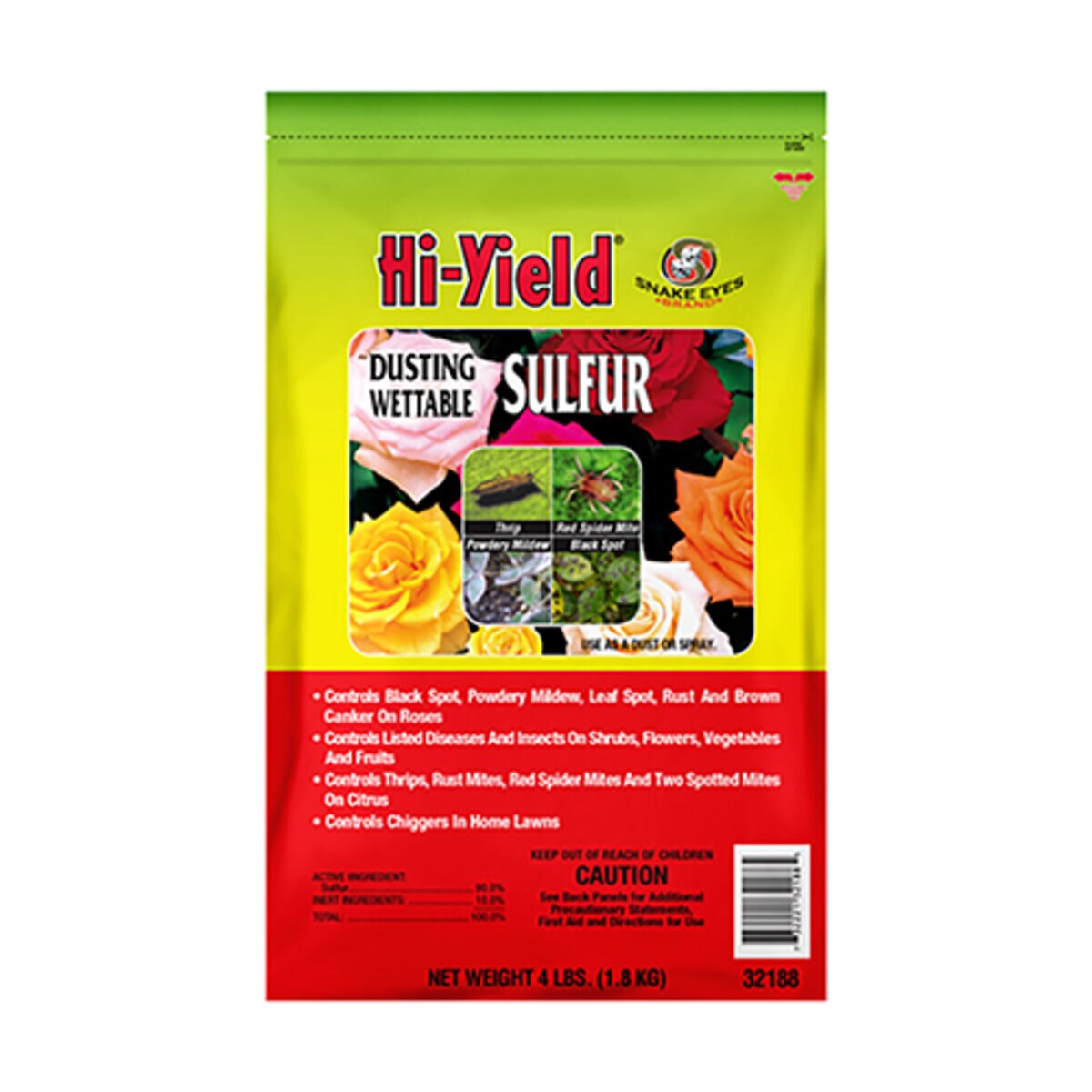Hi-Yield Dusting Wettable Sulfur 4 lb. Bag | SiteOne